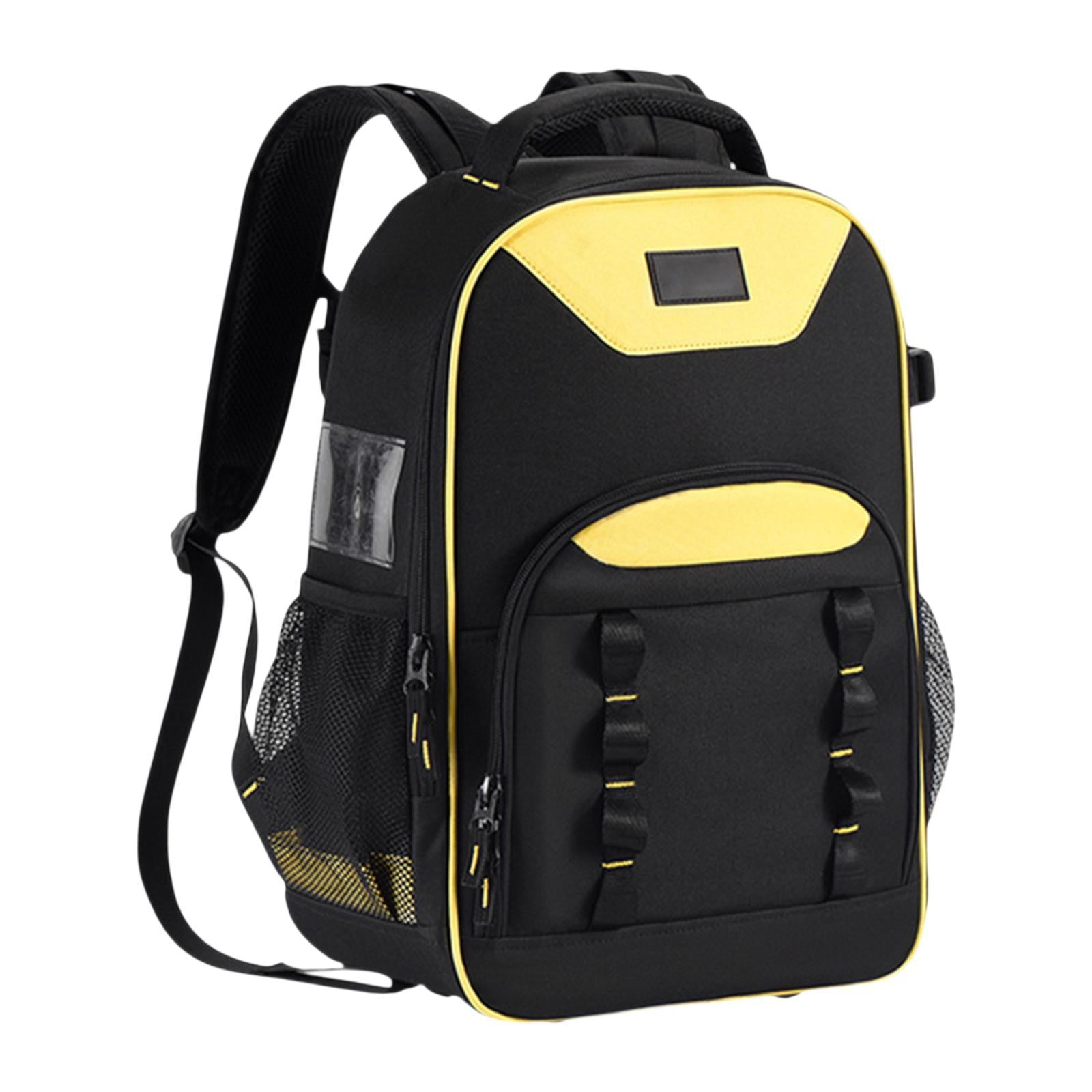 yotijay Electrician Tool Backpack Heavy Duty Backpack Tool Bag Work ...