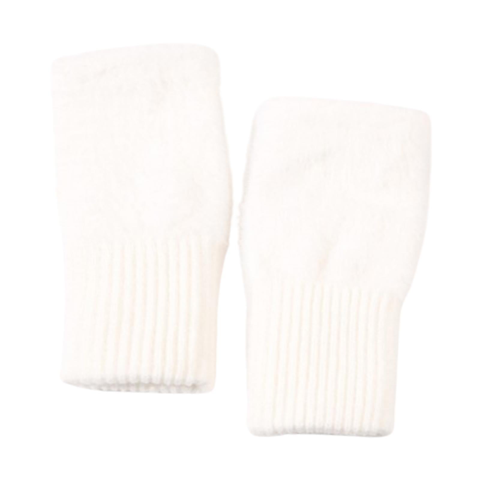 yotijay Fingerless Typing Gloves Women Half Finger Gloves for Working ...