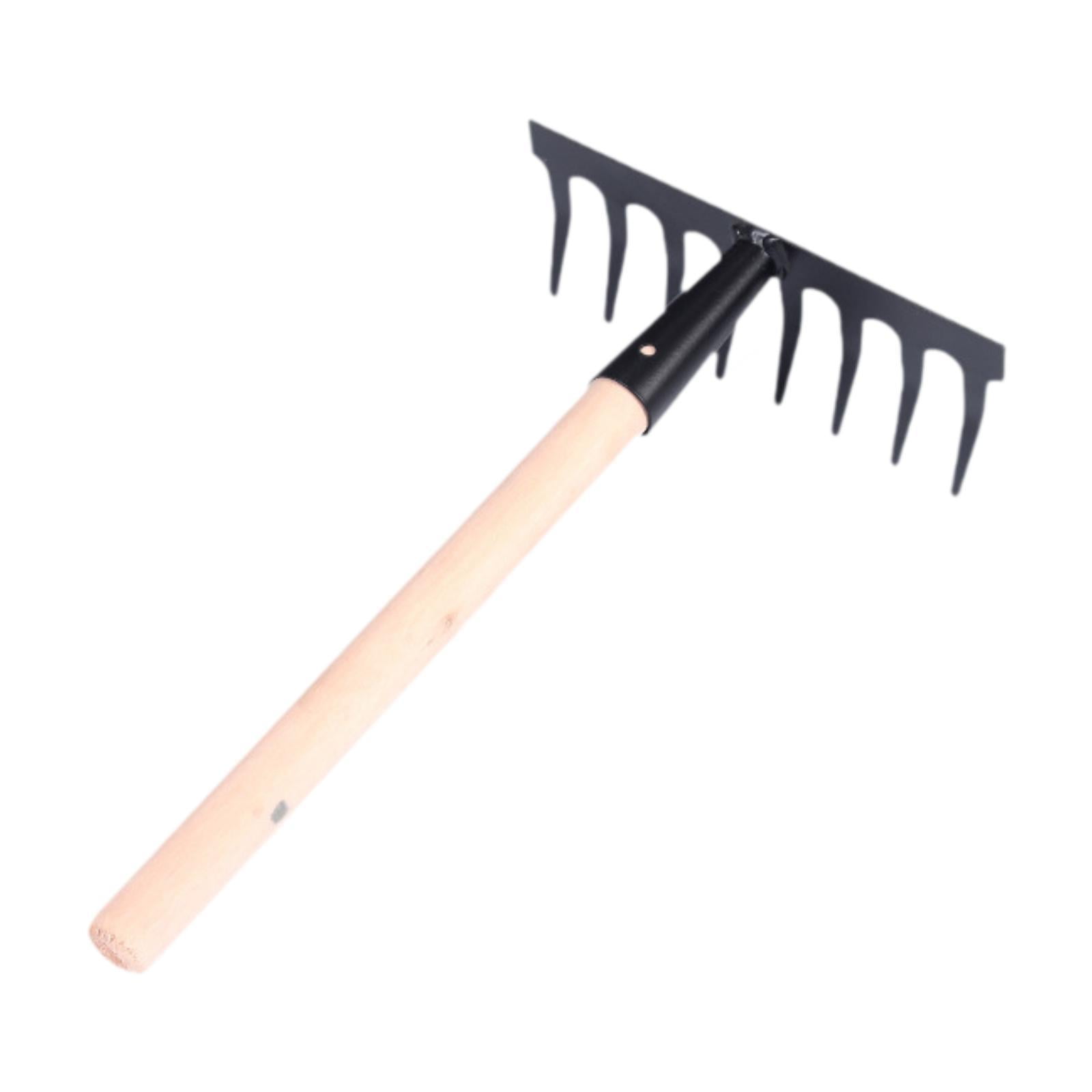 yotijay Garden Rake Claw Rake for Courtyard Garden Loosening Ground ...