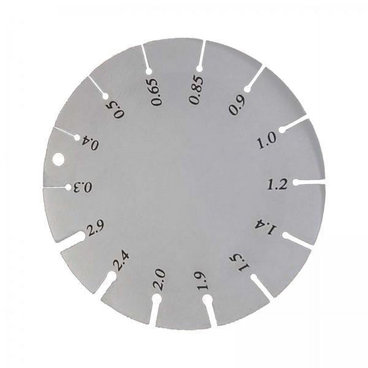 yotijay Gauge Thickness Tool,Round AWG SWG Wire Gauge Thickness Ruler ...