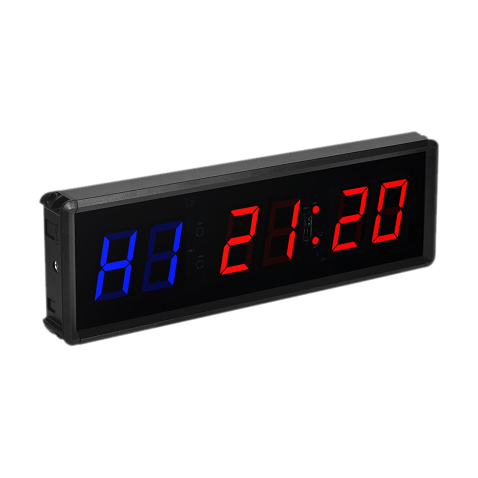yotijay Gym Interval Timer Stopwatch Clocks with Interval Timer Clock ...