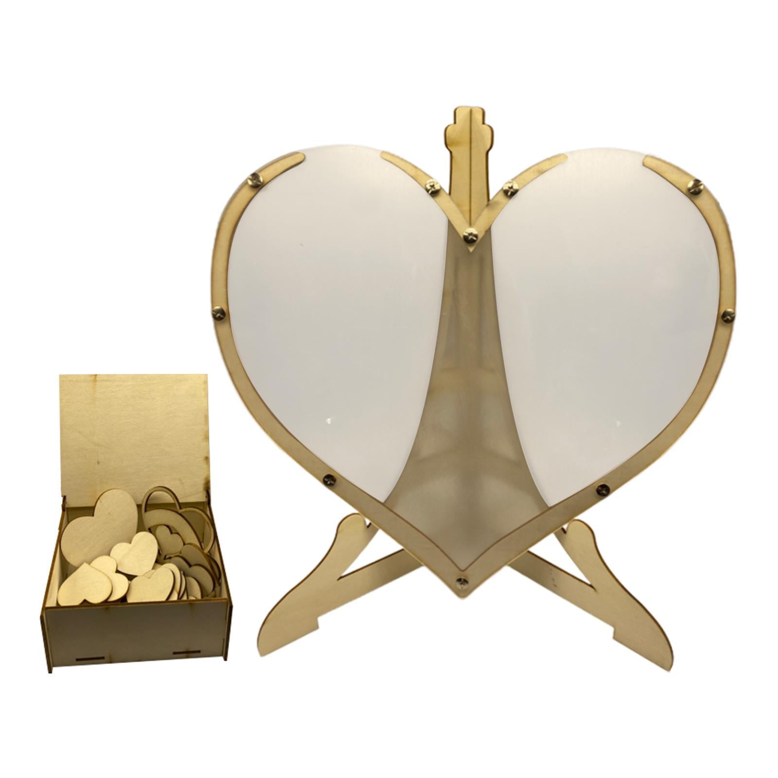 yotijay Heart Drop Box Sign Registry Gift Baby Shower Wedding Guest ...