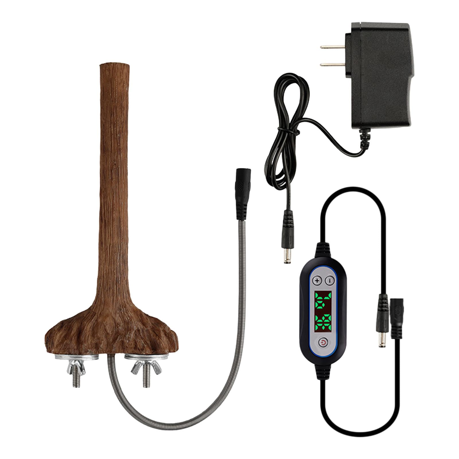 yotijay Heated Bird Perch Bird Cage Perch Bird Cage Heater for Large ...