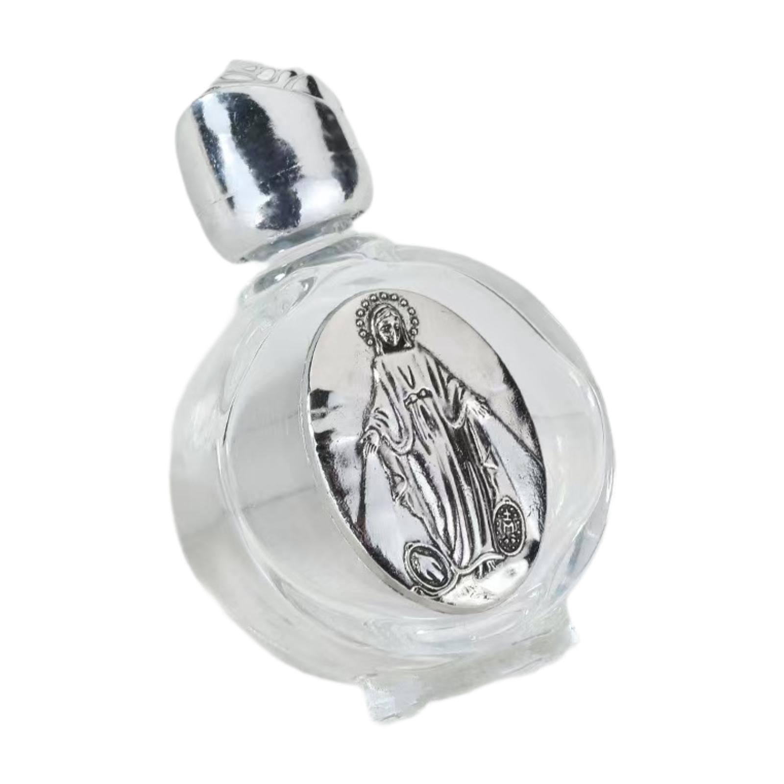 yotijay Holy Water Bottle Blessing Embossed Glass Holy Water Bottle for ...
