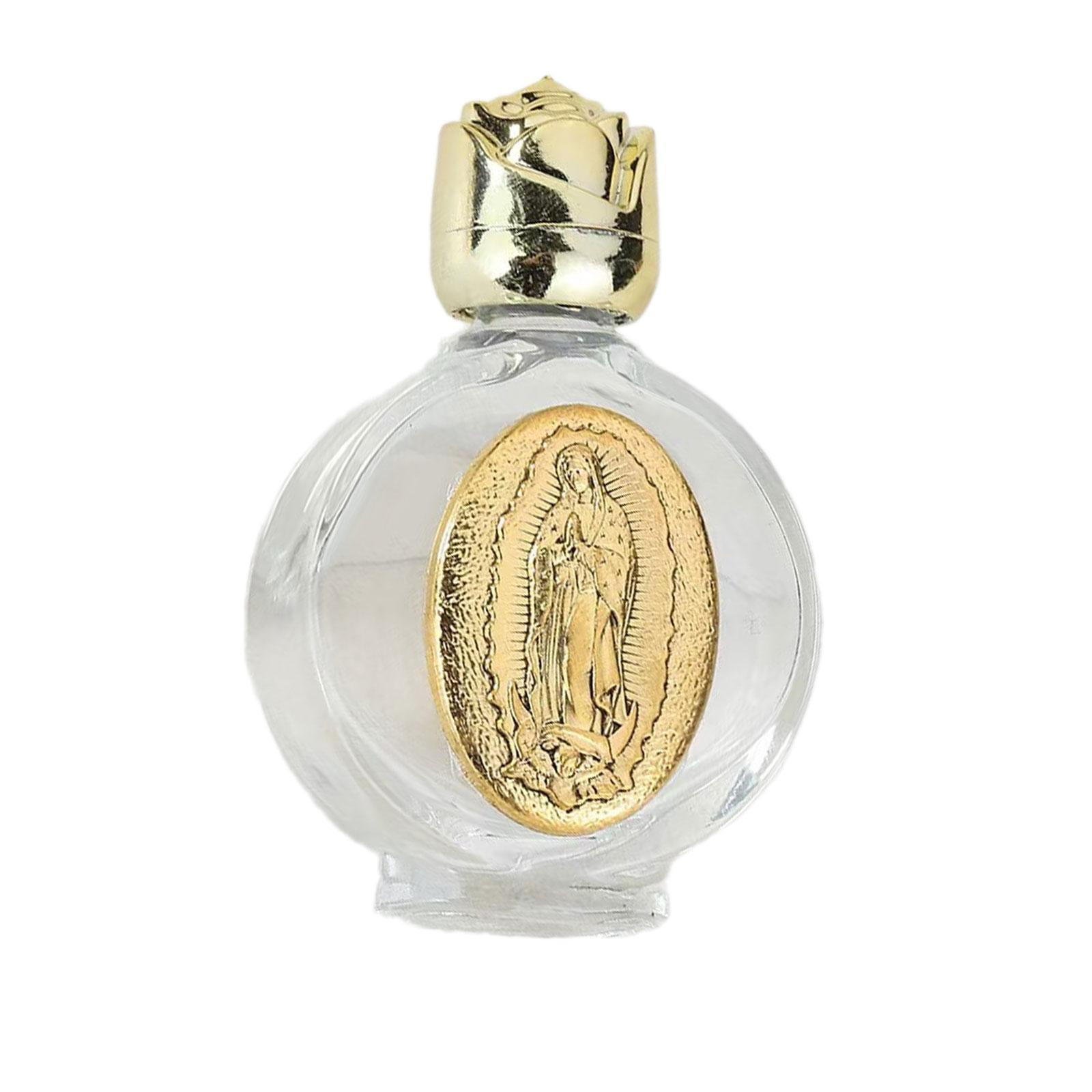 yotijay Holy Water Bottle Blessing Embossed Glass Holy Water Bottle for ...