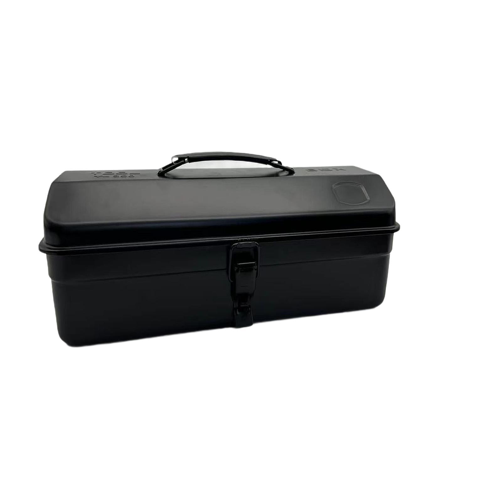 yotijay Iron Tools Box Empty Tool Box Lockable Easy Access with Handle ...