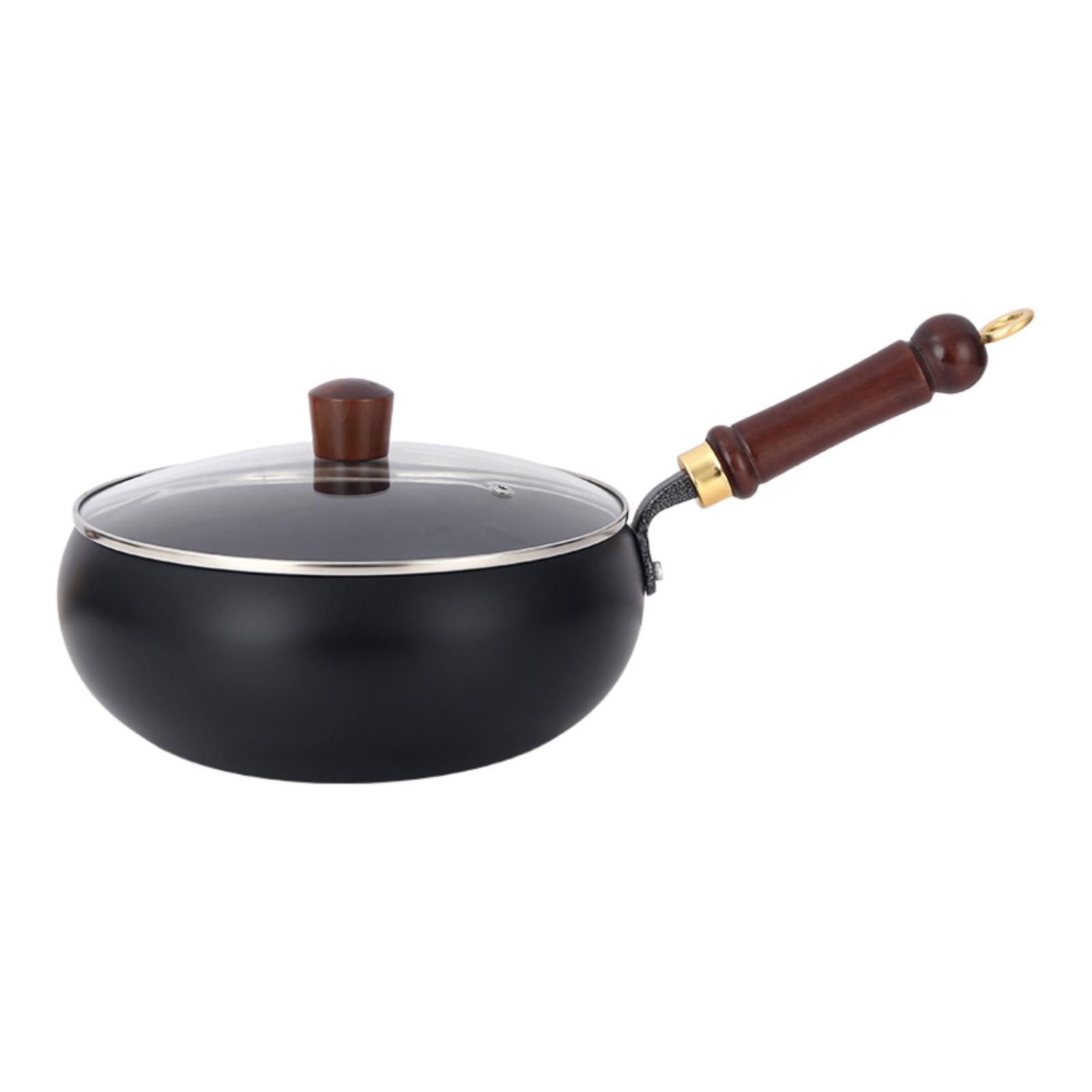 yotijay Iron Wok 11inch Cooking Pot No Coating Wok Pan for Kitchen ...
