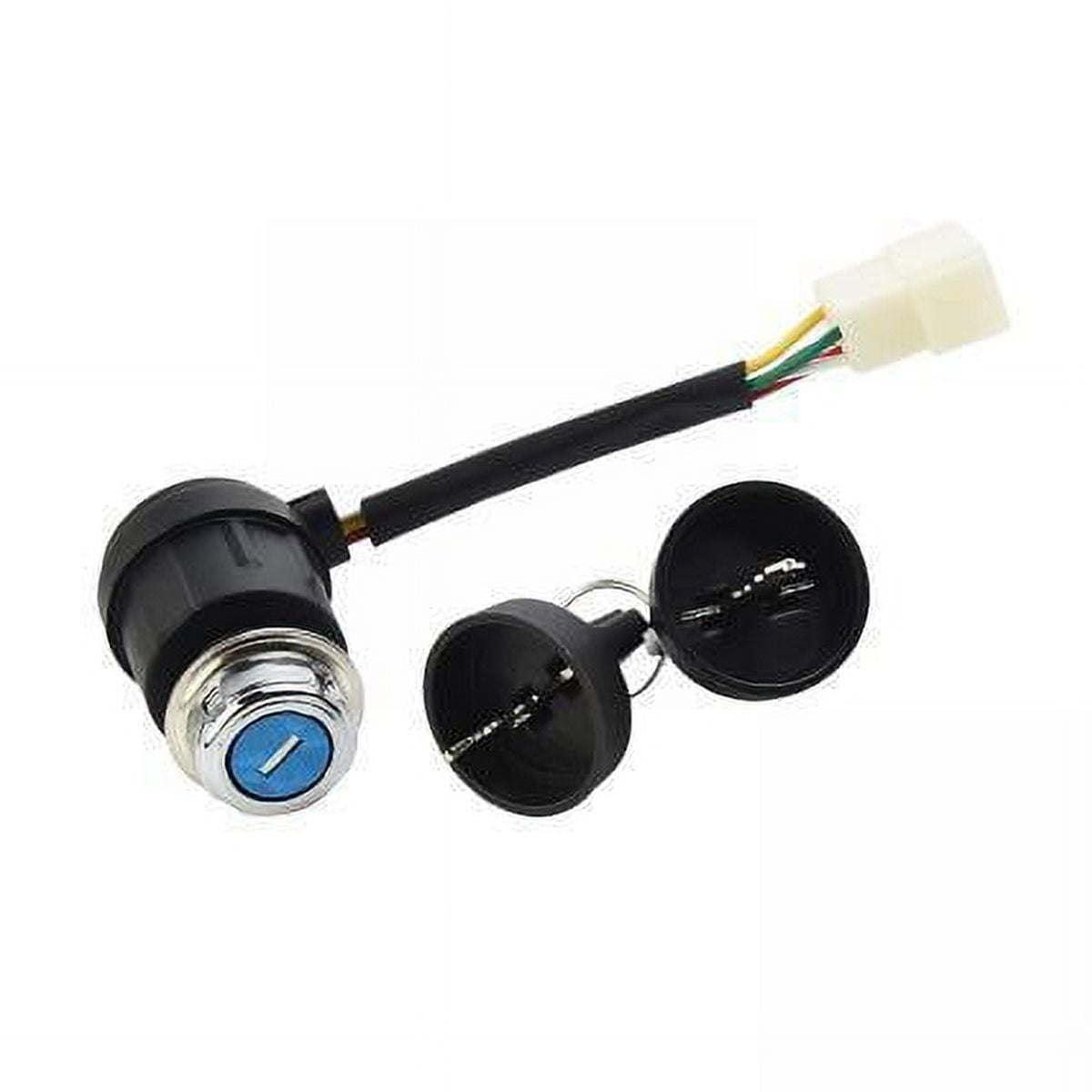 yotijay Key Switch,Ignition Switch Kit with 2 Keys 5 Wire 5 Pin ...
