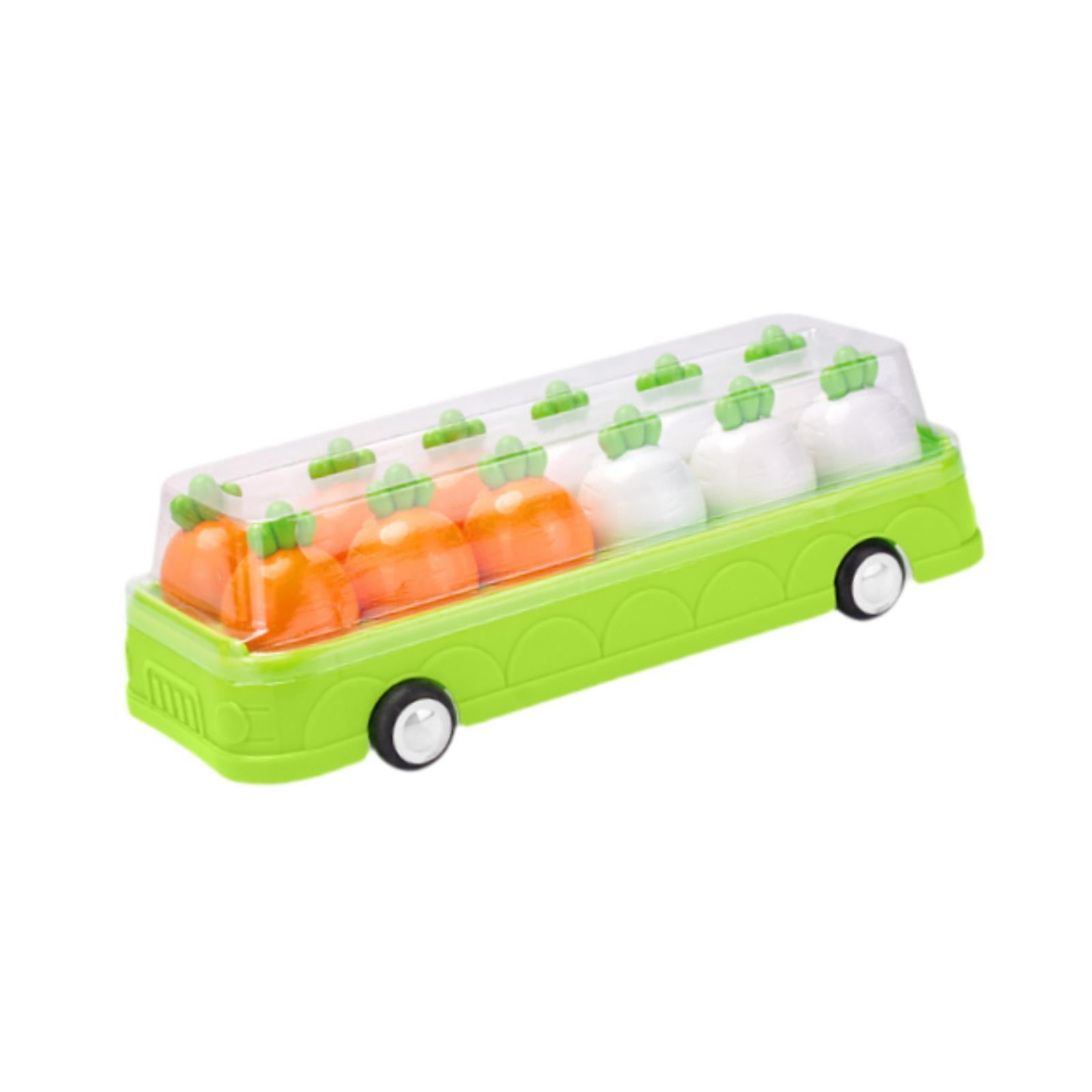 yotijay Kids Matching Puzzle Toy Preschool Geometric Bus Creative ...