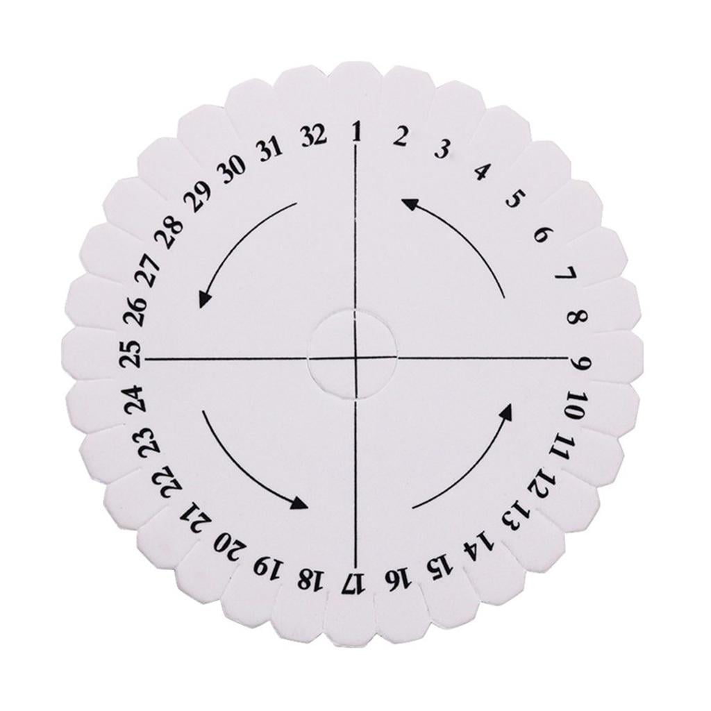 yotijay Knitting Kumihimo Disc Disk Braided Rope Knot Weaving Board ...
