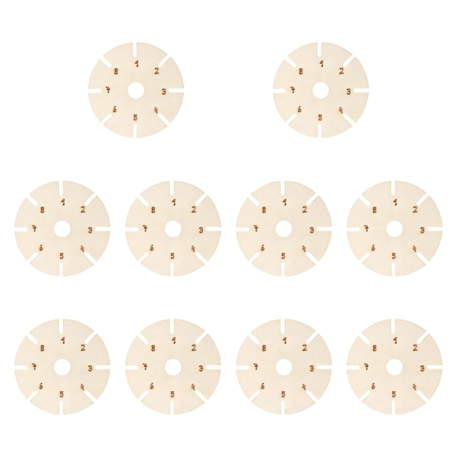 yotijay Kumihimo Disk Bracelet Loom Weaving Board Weaving Plate Wooden ...