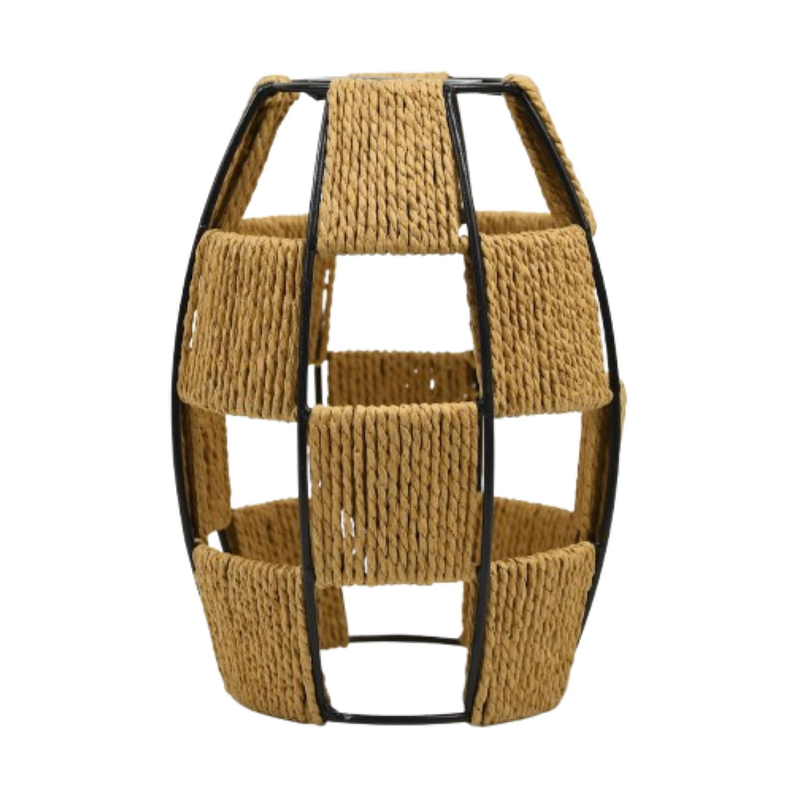 yotijay Lamp Shade Boho Woven Bulb Guard Cage for Living Room Dining ...