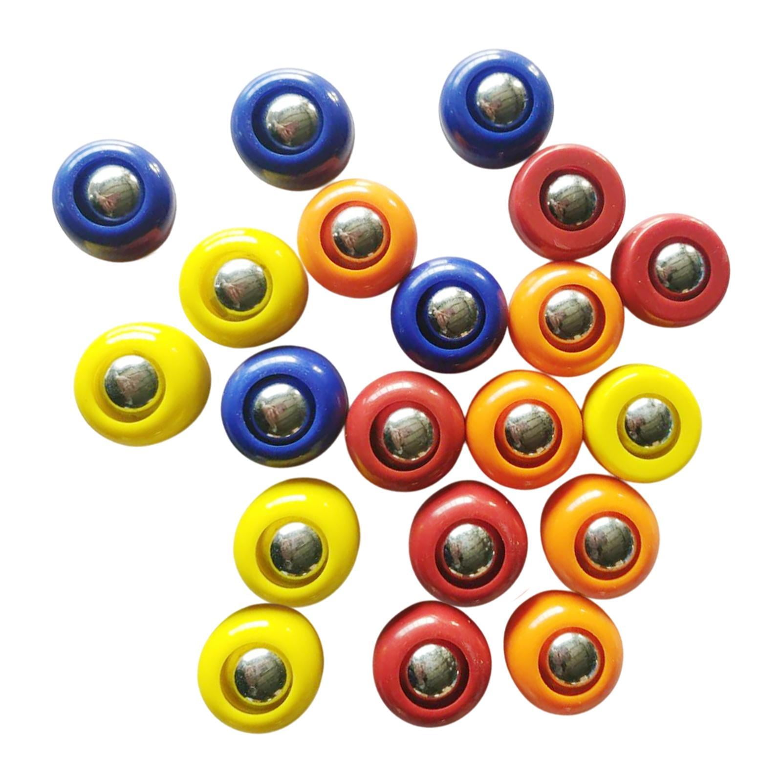 yotijay Mini Shuffleboard Pucks Board Game Rolling Balls for Kids ...