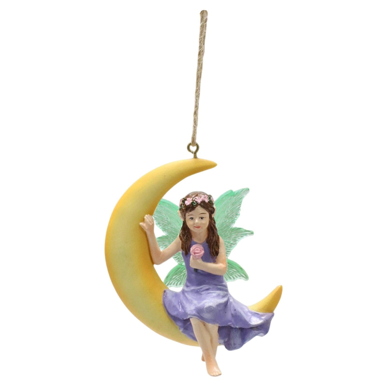 yotijay Miniature Fairies Figurines Gifts Fairy Garden for Micro ...