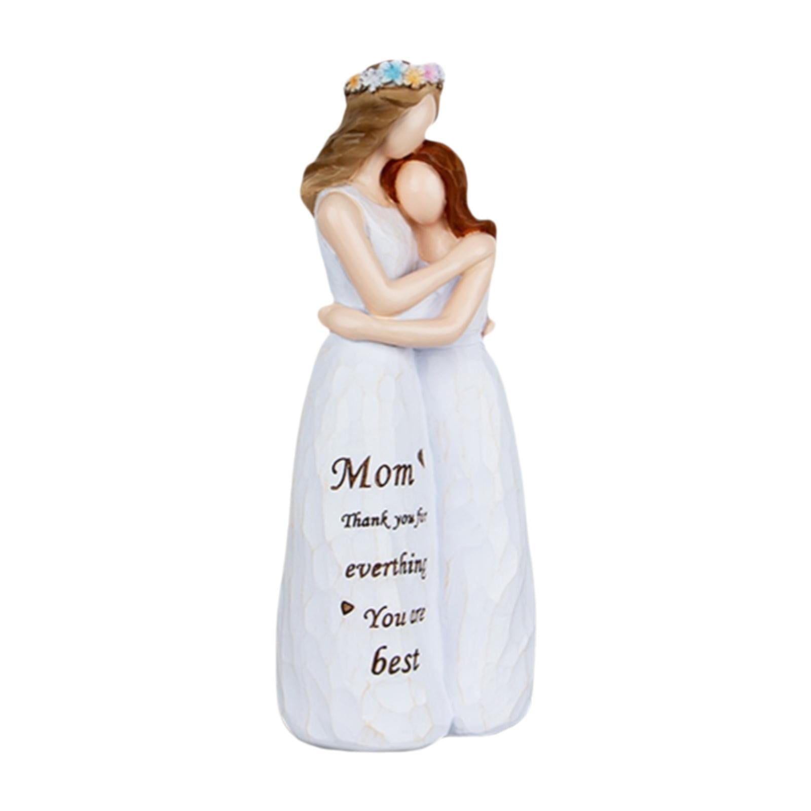 yotijay Mom and Daughter Figurine Mom and Daughter Statue Creative ...