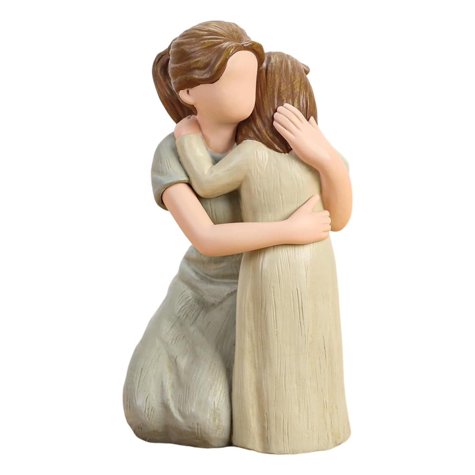 yotijay Mom and Daughter Statue Creative for Living Room Table ...