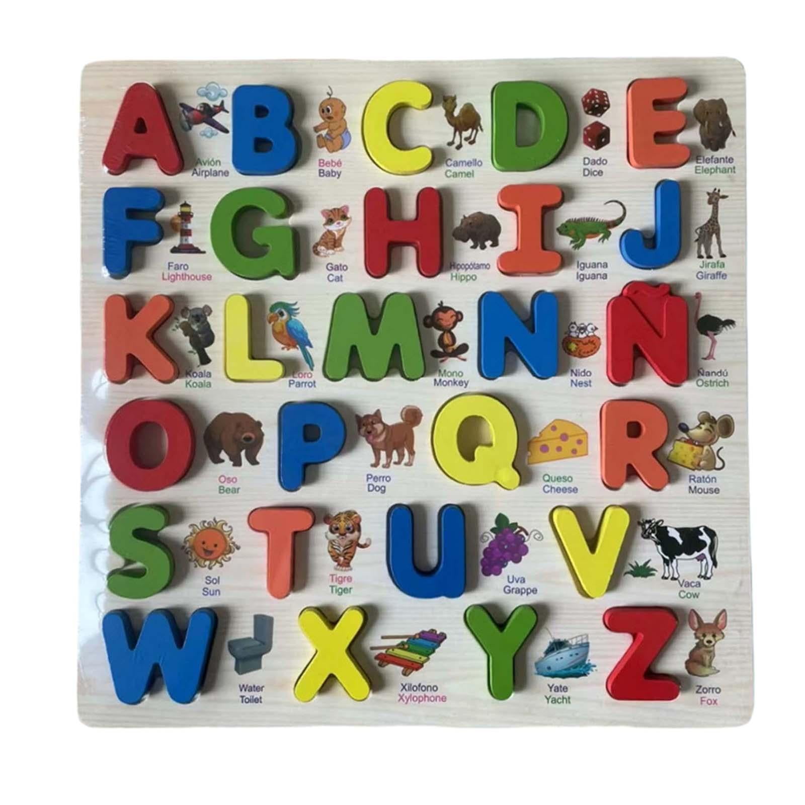 yotijay Montessori Alphabet Puzzle Board Teaching Aids Lightweight ...