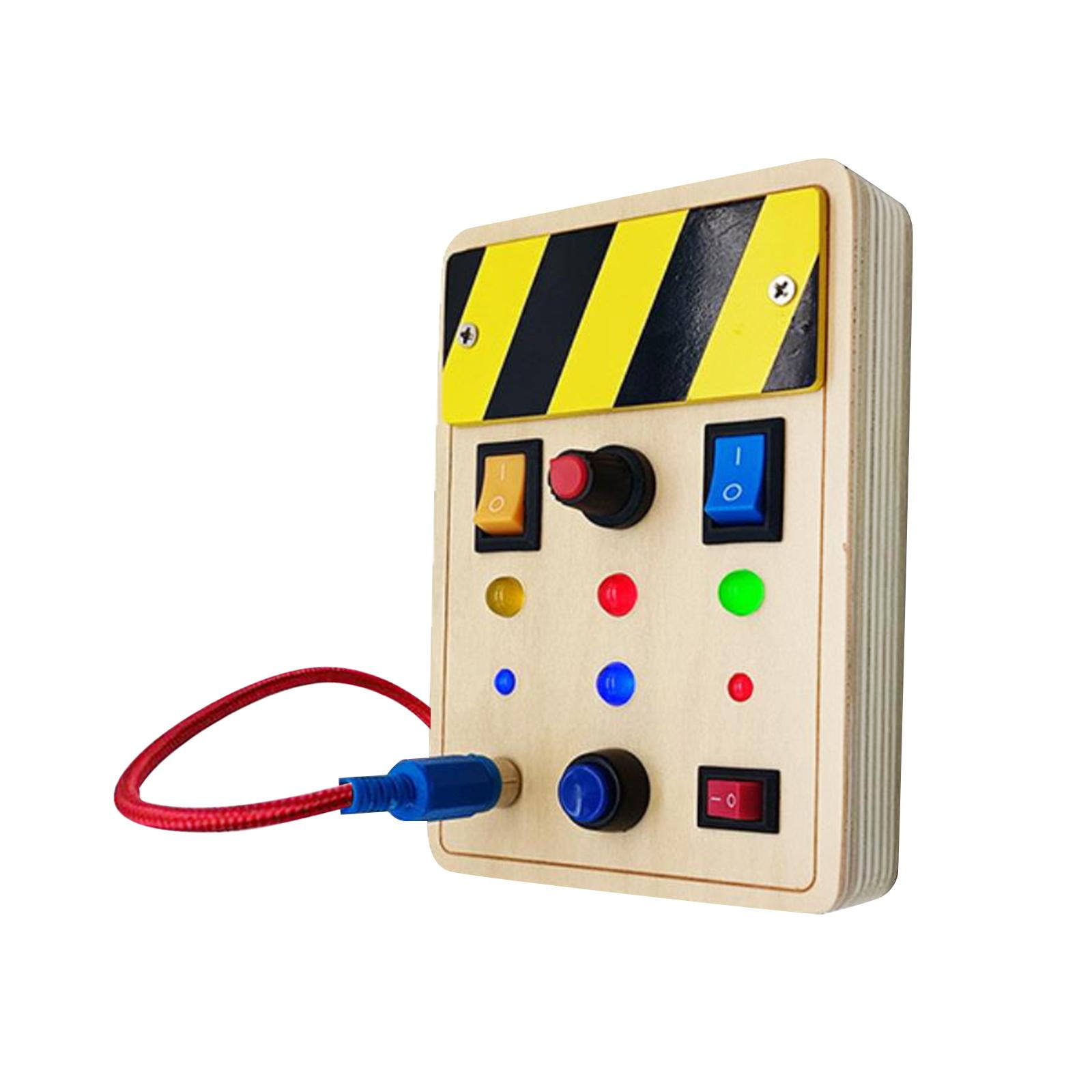 yotijay Montessori Toy Lights Switch Toys Sensory Board Educational ...