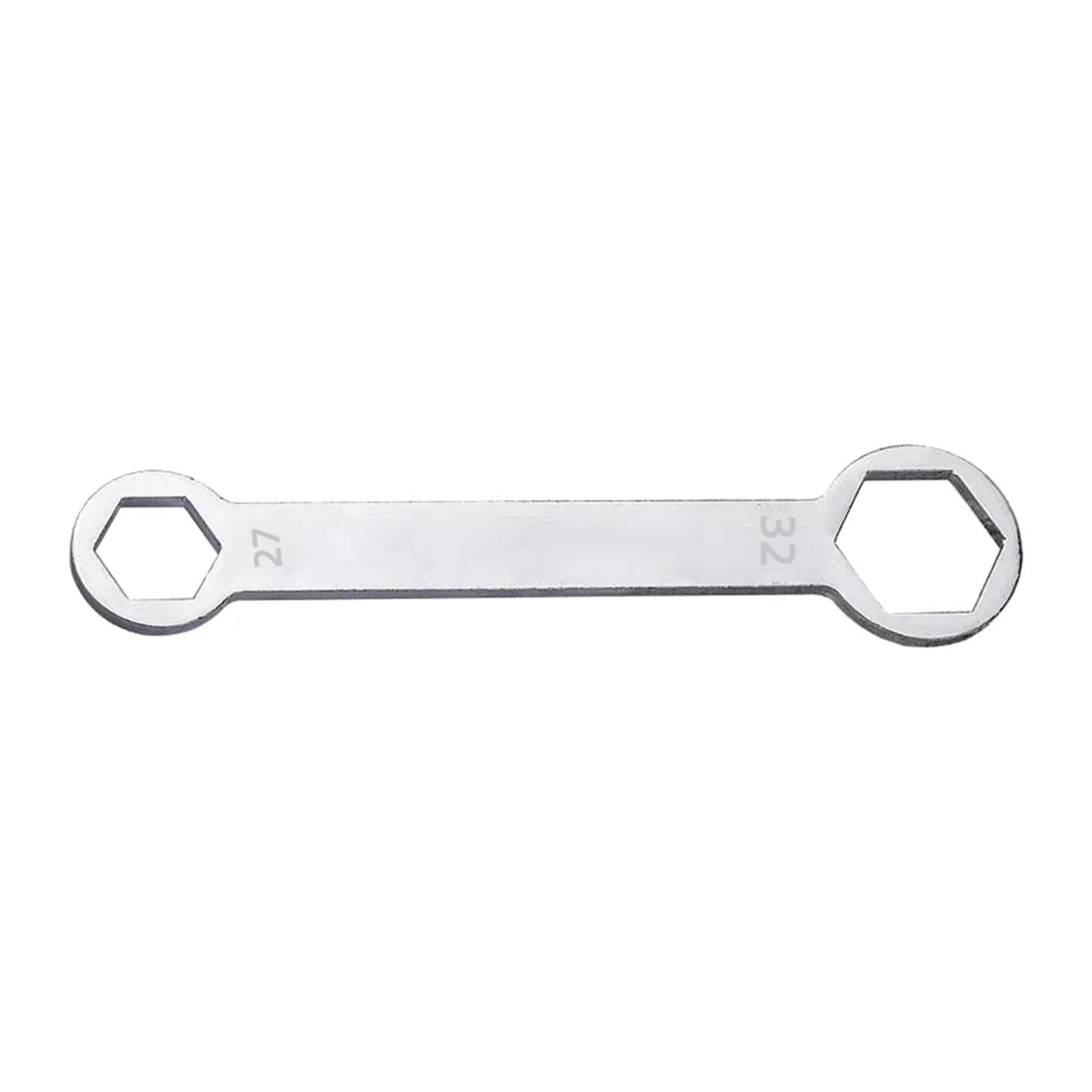 yotijay Motorcycle Axle Nut Spanner Wrench Combo Axle Wrench 32mm/27mm ...