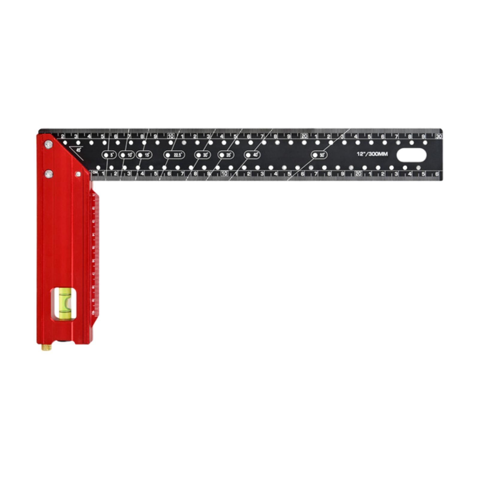 yotijay Multifunctional Carpenter L Square Ruler Measurement Metal ...