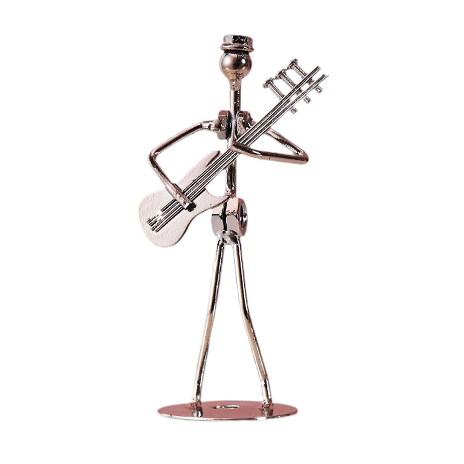 yotijay Musical Man Statue Desk Decoration Home Decor Musician Player ...