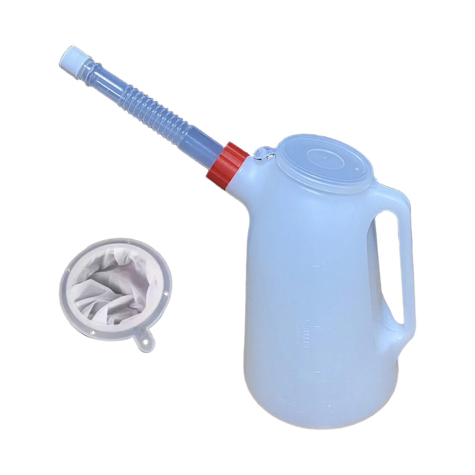 yotijay Oil Jug with Long Spout Portable Leakproof with Lid for ...