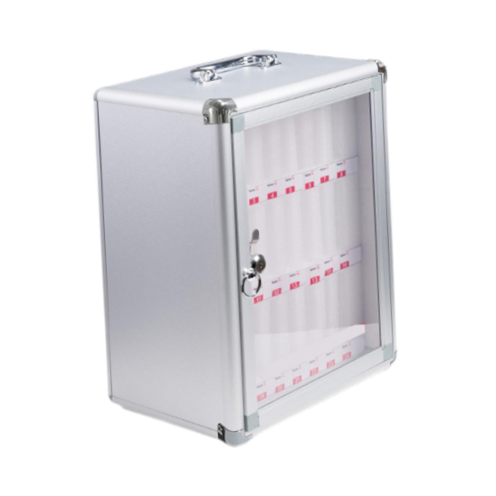 yotijay Phone Storage Cabinet Clear Cabinet Door with 2 Keys Sturdy ...