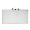 yotijay Portable Aluminum Tool Box Mic Toolbox Hard Shell Case ...