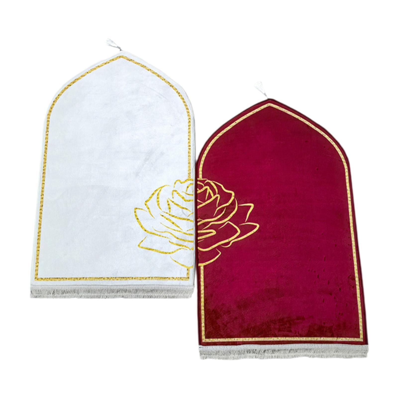 yotijay Prayer Mats Muslim Bedroom Rose Flower Decorative Lovers Prayer ...