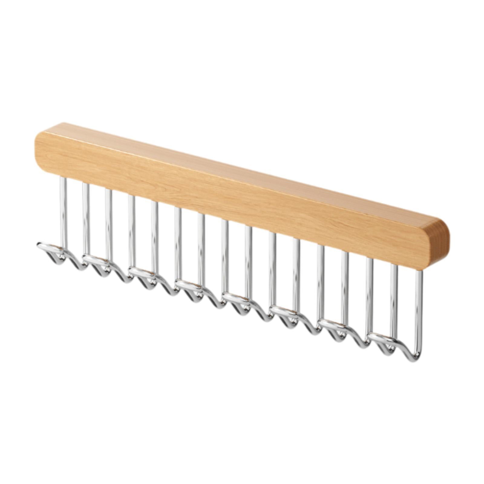 yotijay Pull Out Belt Rack for Closet Clothes Hanging Rod Holder ...