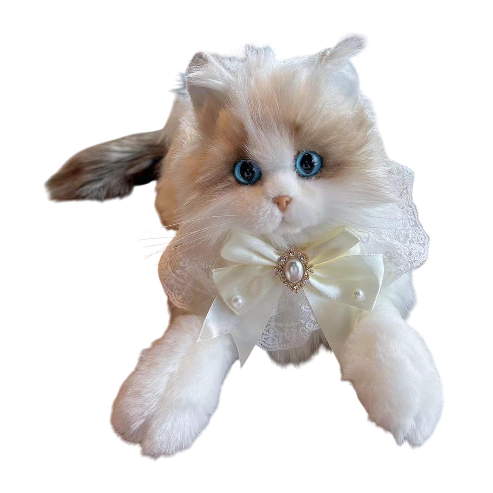 yotijay Realistic Ragdoll Cat Stuffed Animal, Cat Plush Toy Comfortable ...