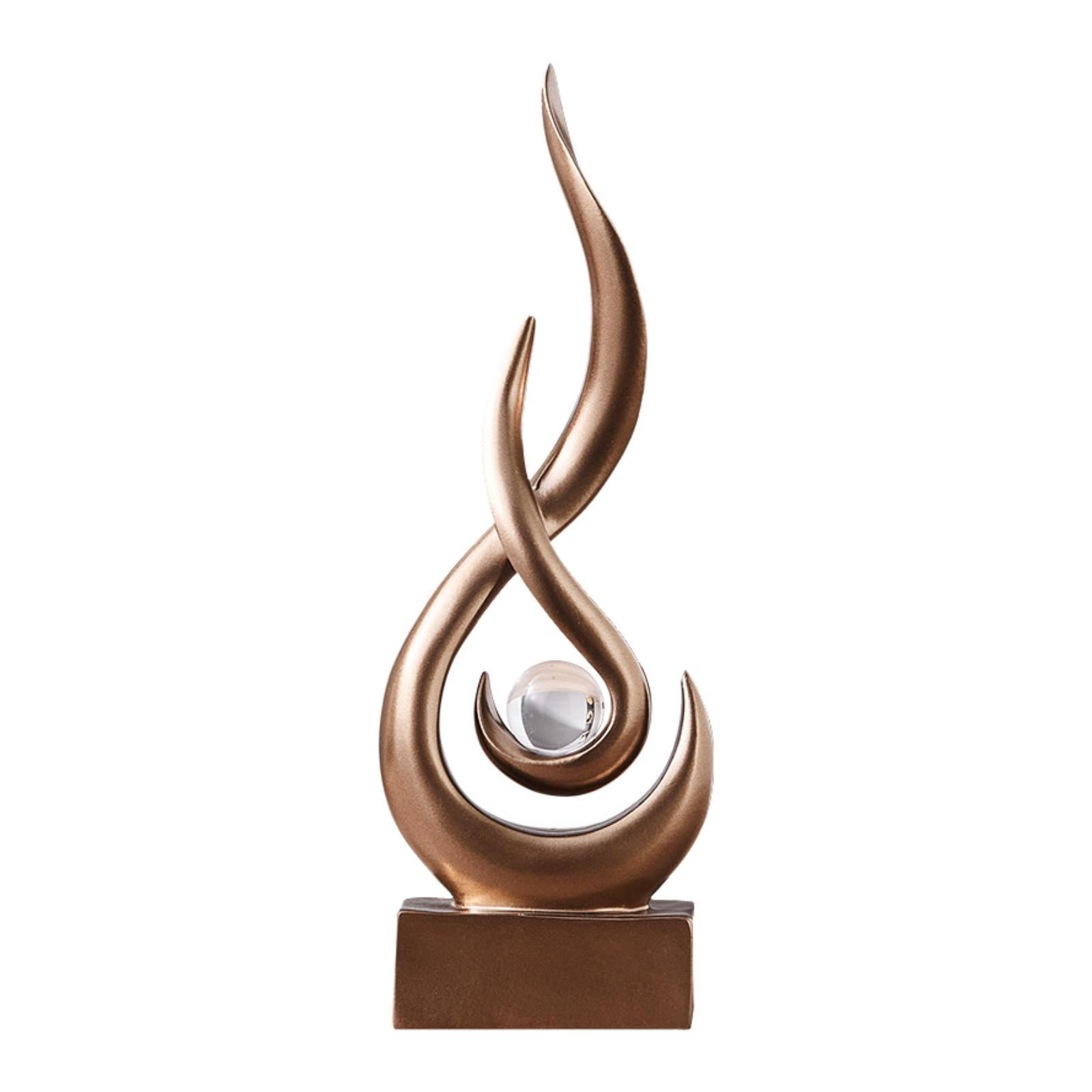 yotijay Resin Statue Abstract Tabletop Figurine for Bookshelf ...