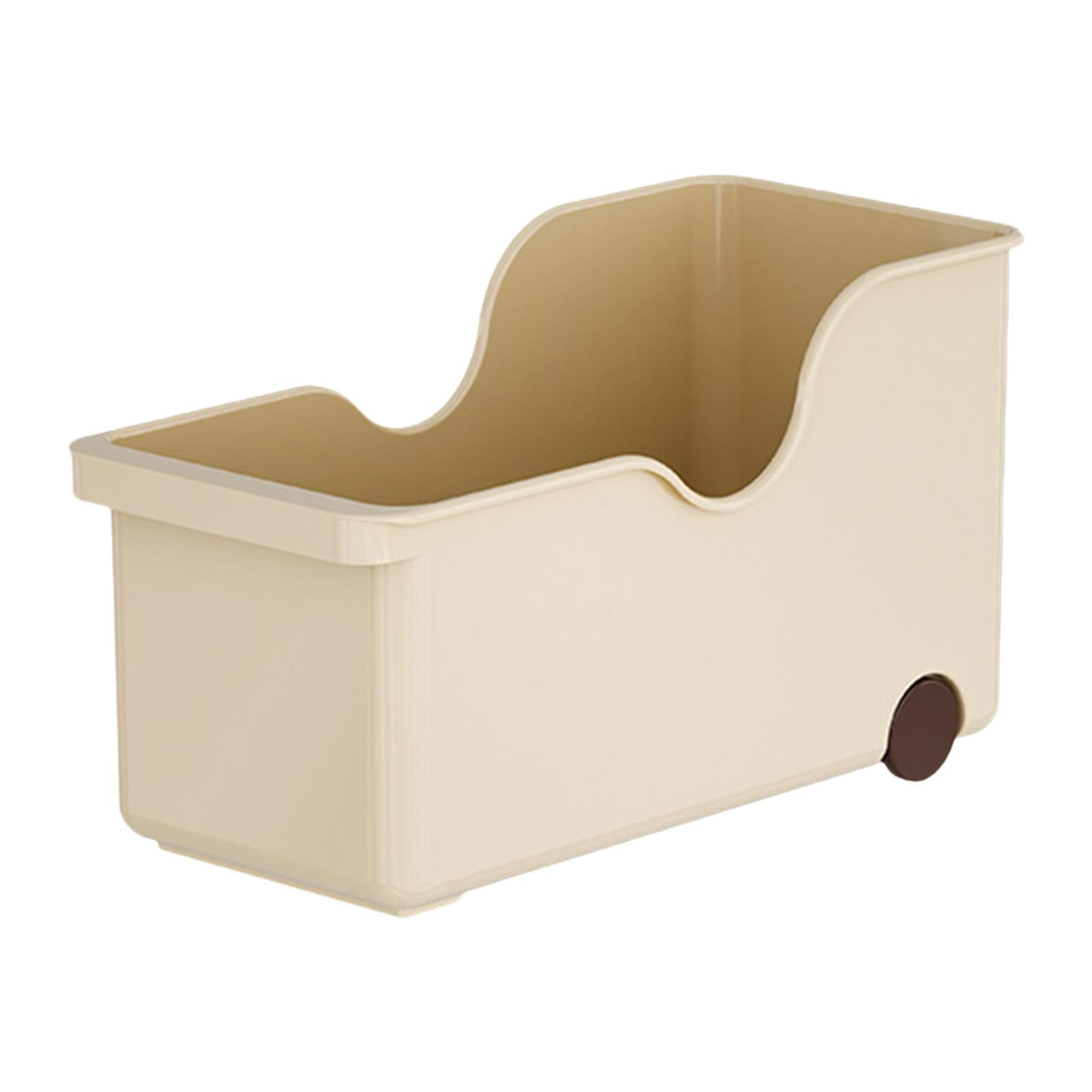 yotijay Rolling Storage Box, Rolling Storage Bin, with Roll Wheels ...