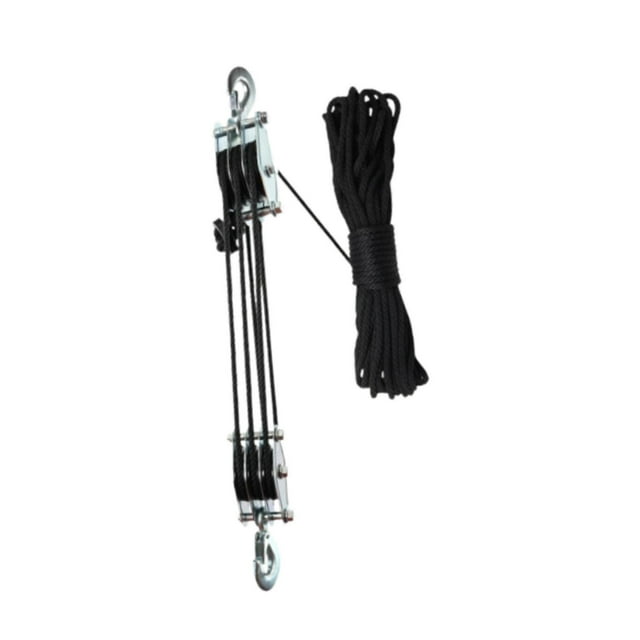 yotijay Rope Pulley Hoist Pulley System Effortless Compact Professional ...