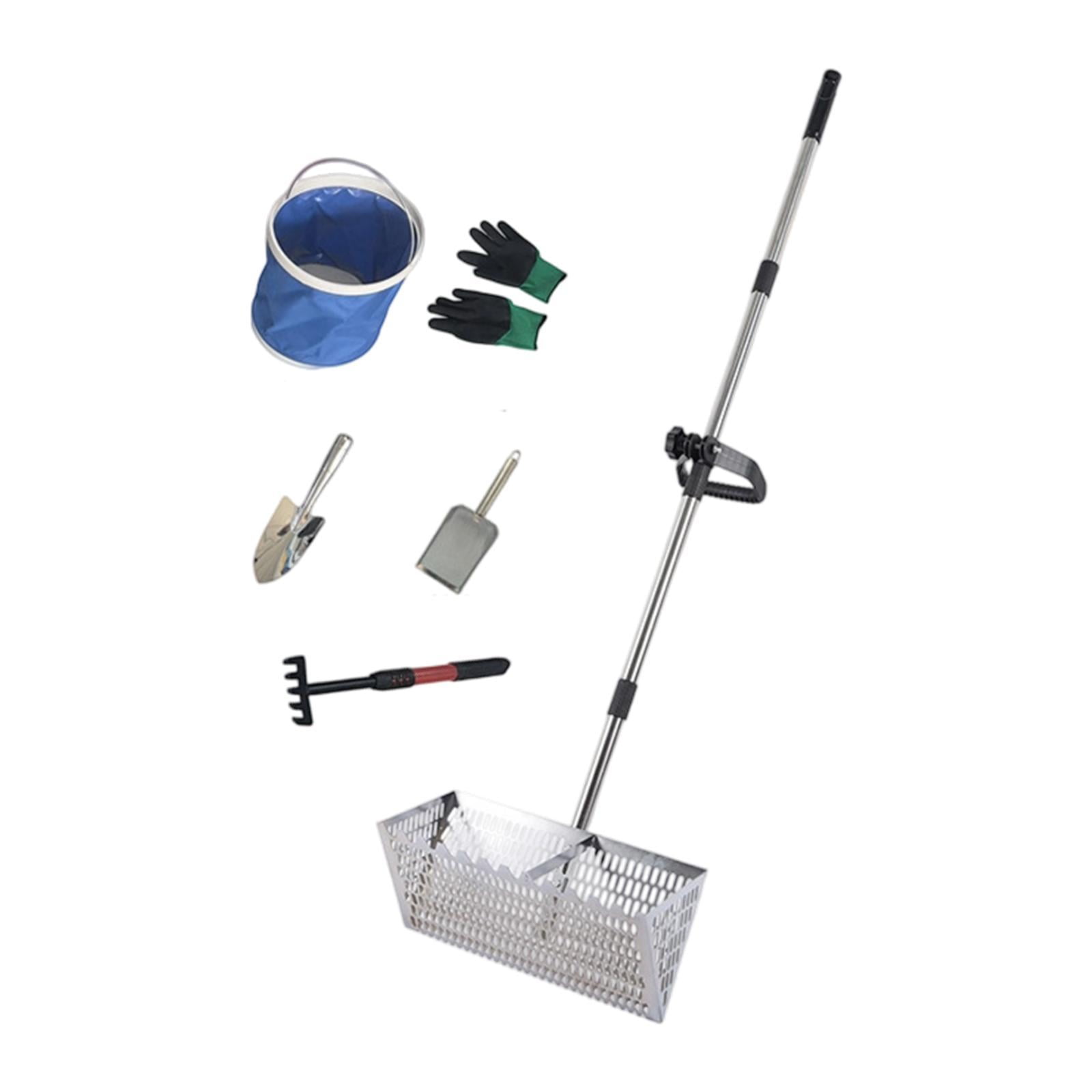 yotijay Sand Rake Multifunctional Premium Telescopic Handle Large Wide ...