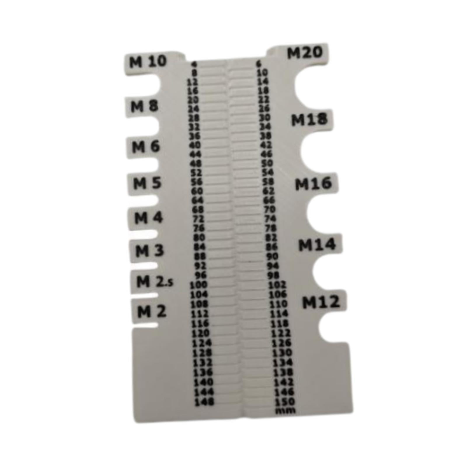 yotijay Screw Bolt Measuring Tool Mechanical Engineers Plumbers Garage ...