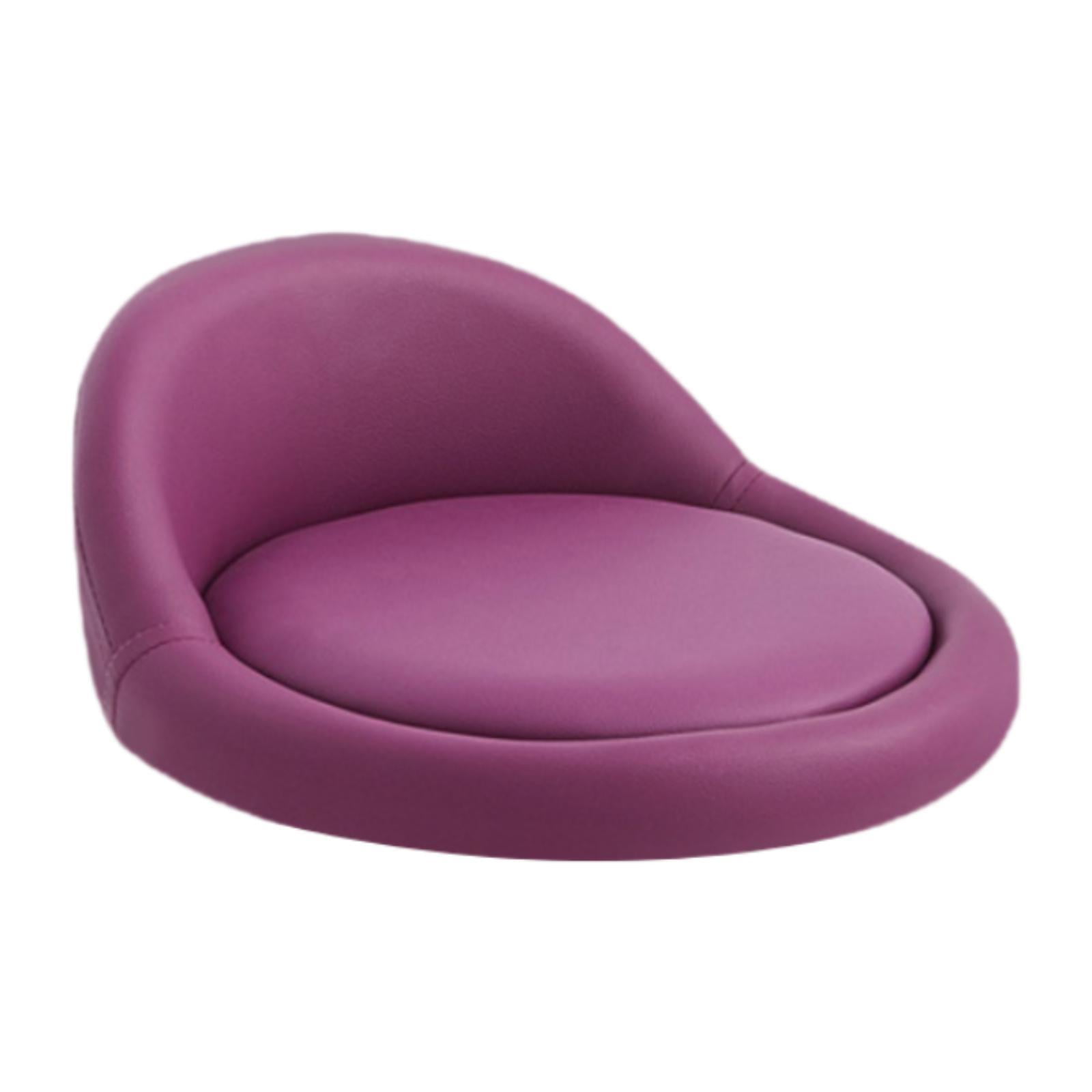 yotijay Seat Stool Accessory Round with Low Backrest Chair Seating ...