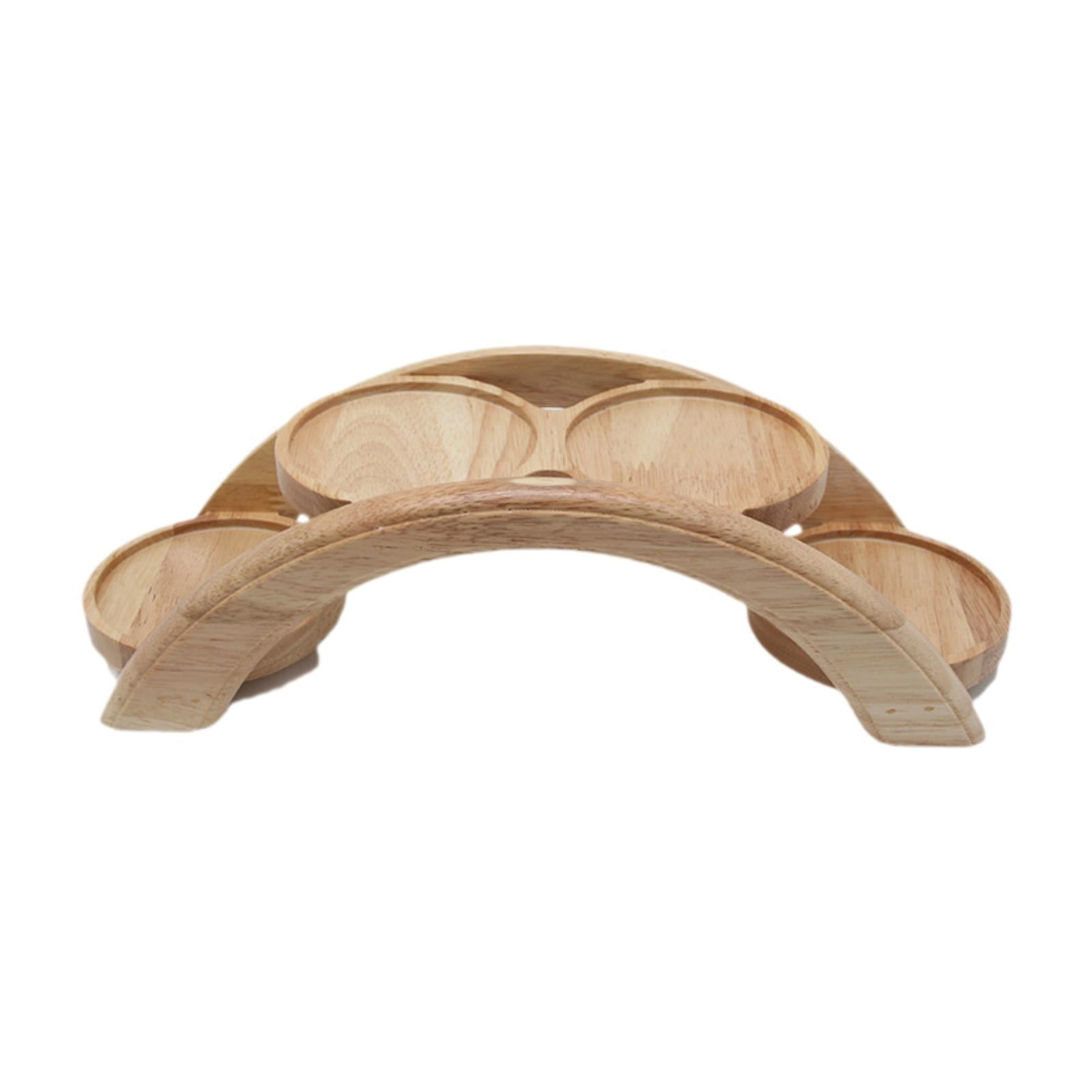 yotijay Serving Tray Fruit Stand Multifunction Bridge Shaped Dessert ...