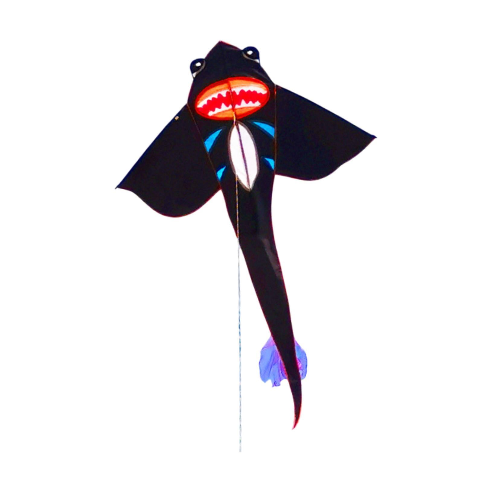 yotijay Shark Kite Sturdy Creative Popular Shark Kite for Park ...