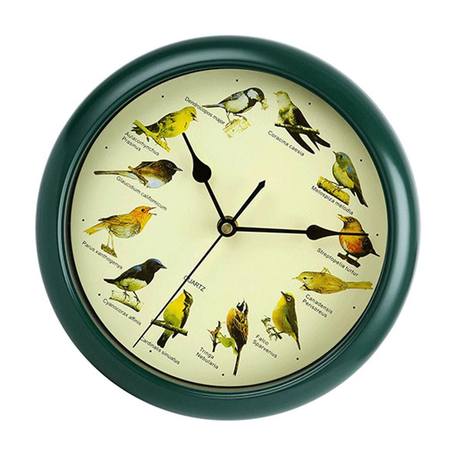 yotijay Singing Bird Wall Clock Melody Clock Rustic Decorative Clock ...