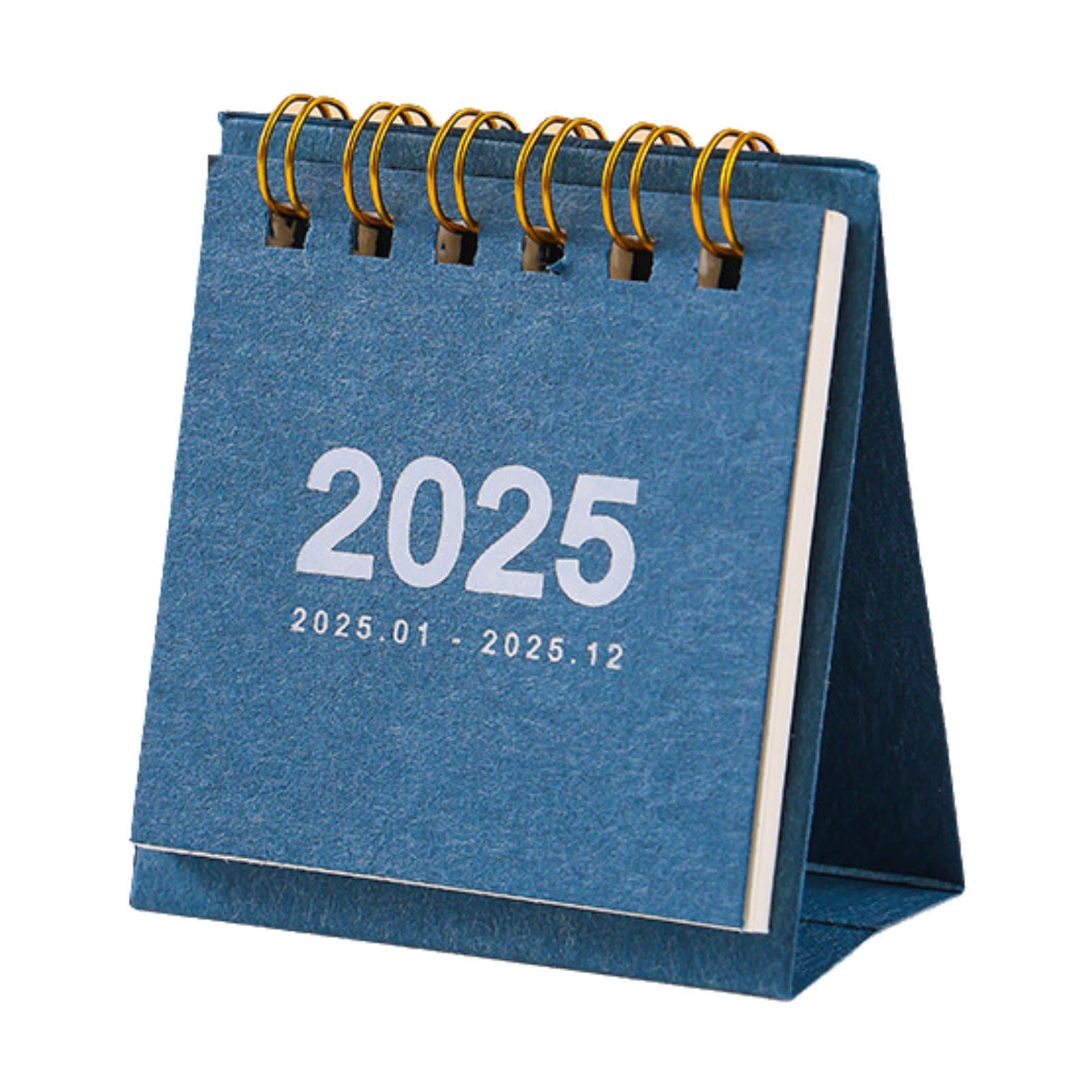 yotijay Small Desk Calendar Practical Flip Calendar for Table Holiday ...