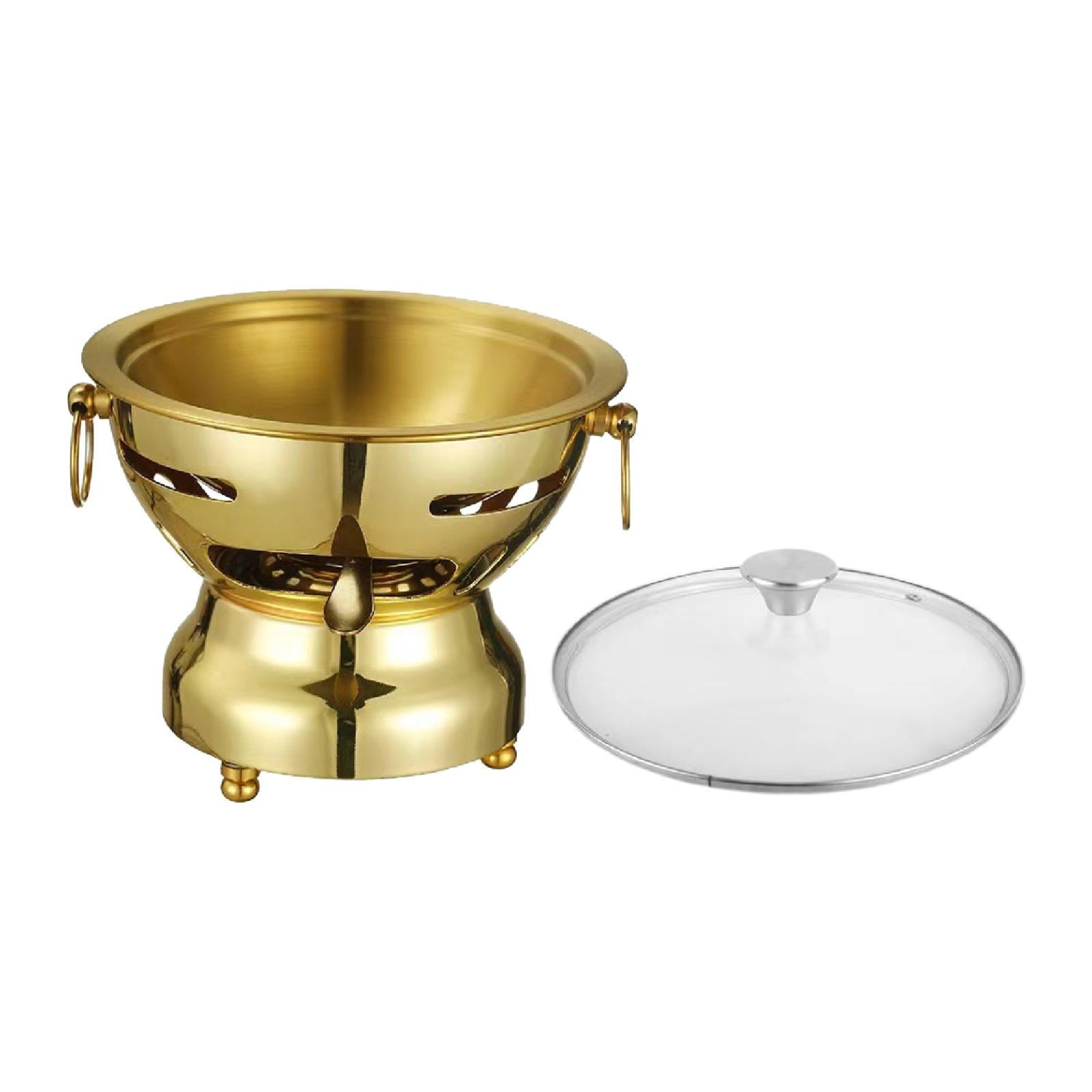 yotijay Small Hot Pot Cooking Pot Buffet Hot Small Hotpot for Camping ...