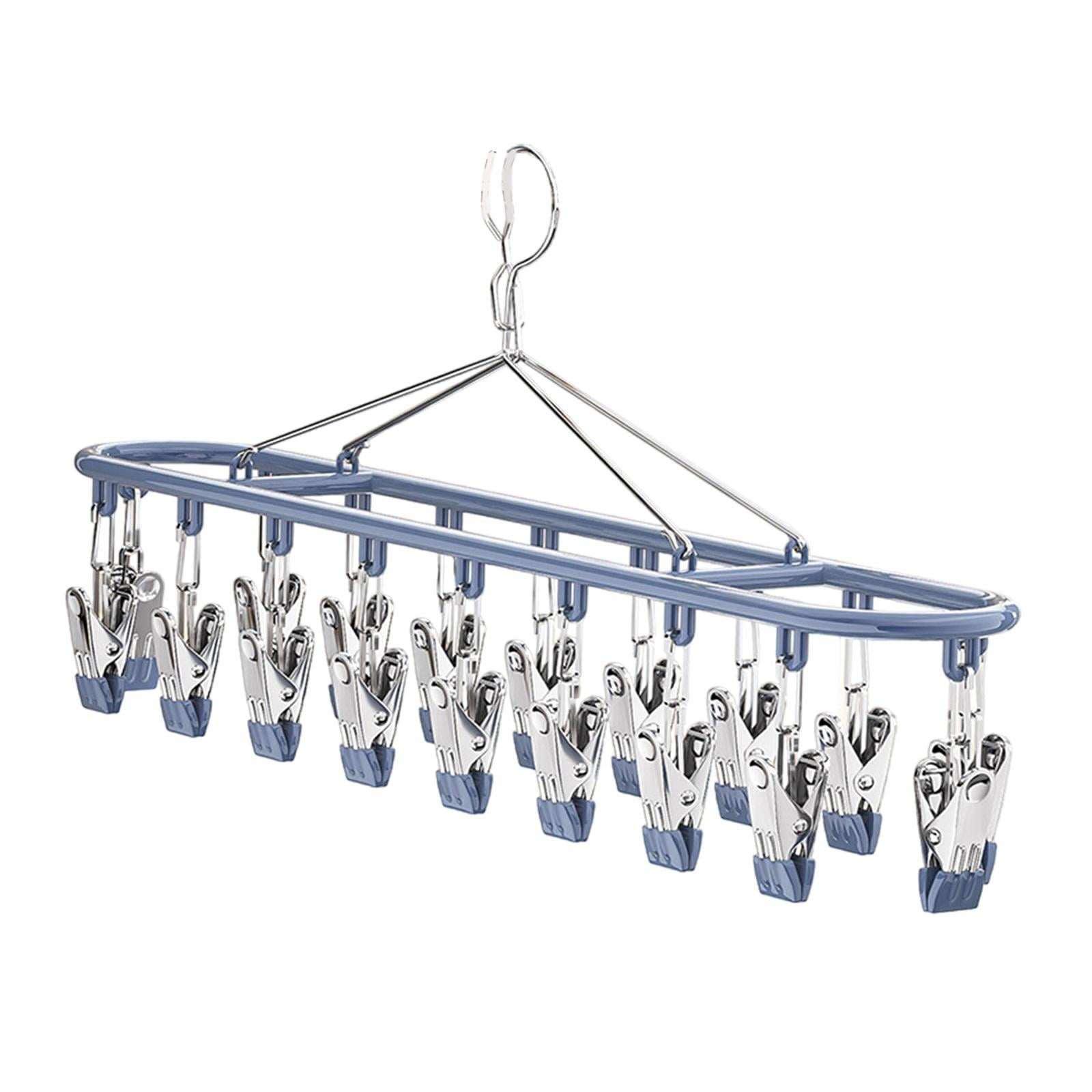 yotijay Sock Hanger Hanging Drying Rack Heavy Duty Multipurpose Metal ...