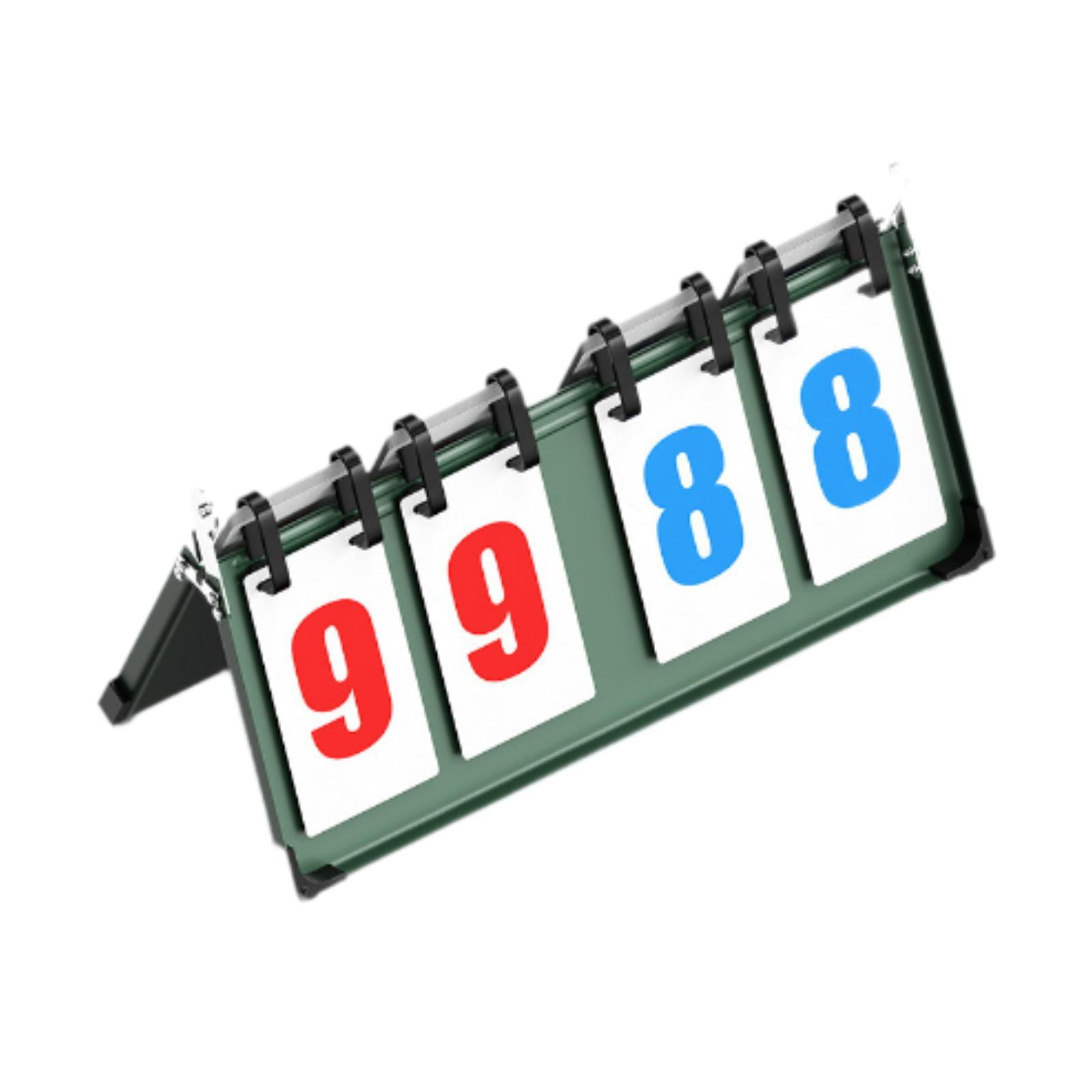 yotijay Sports Scoreboard Tabletop Score Board Multifunction ...