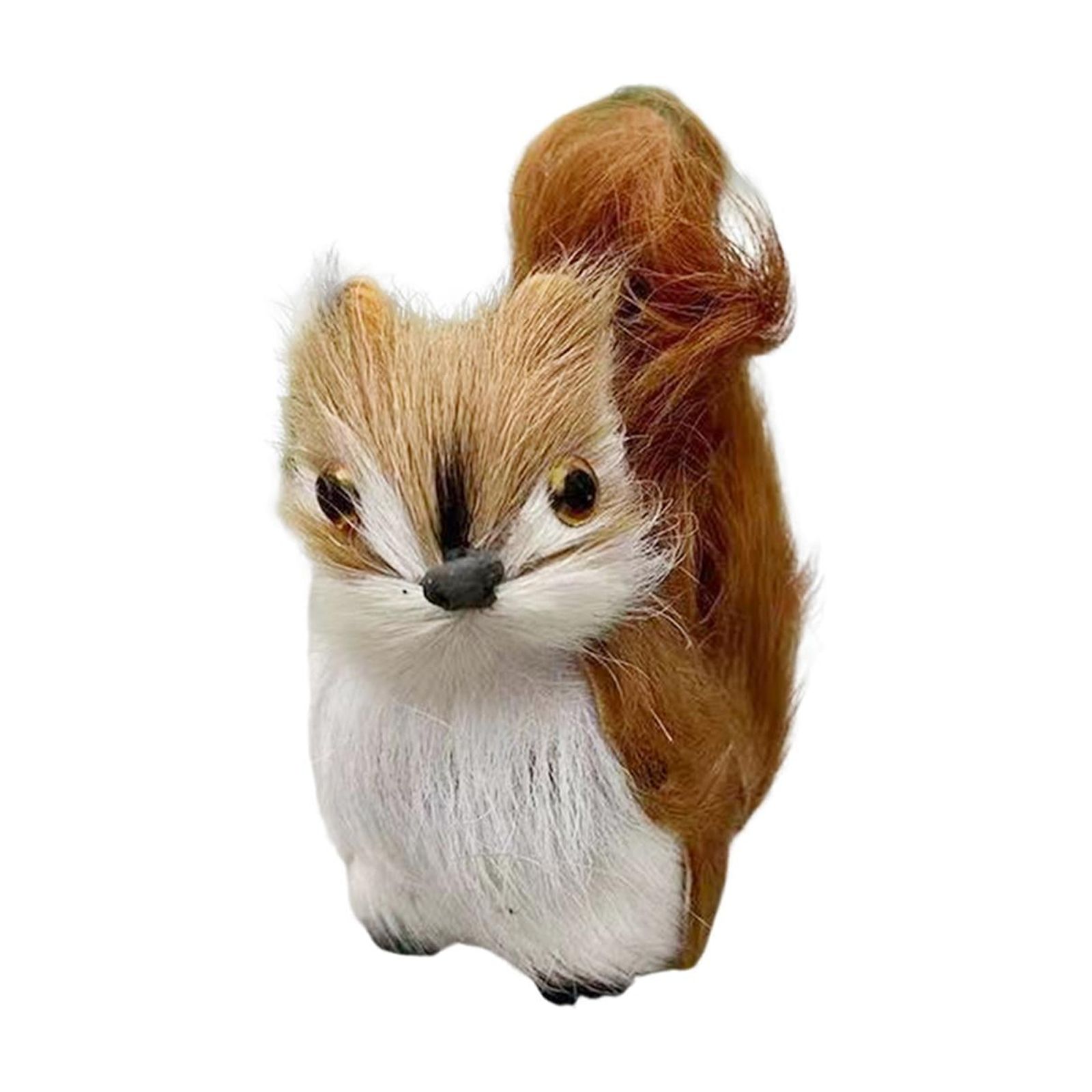 yotijay Squirrel Statue Artificial Figure Desk Collectibles Figurine ...
