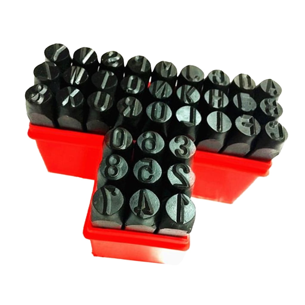 yotijay Steel Punch Alphabet 8mm 5 / 16 " Letter Number Stamp Metal ...