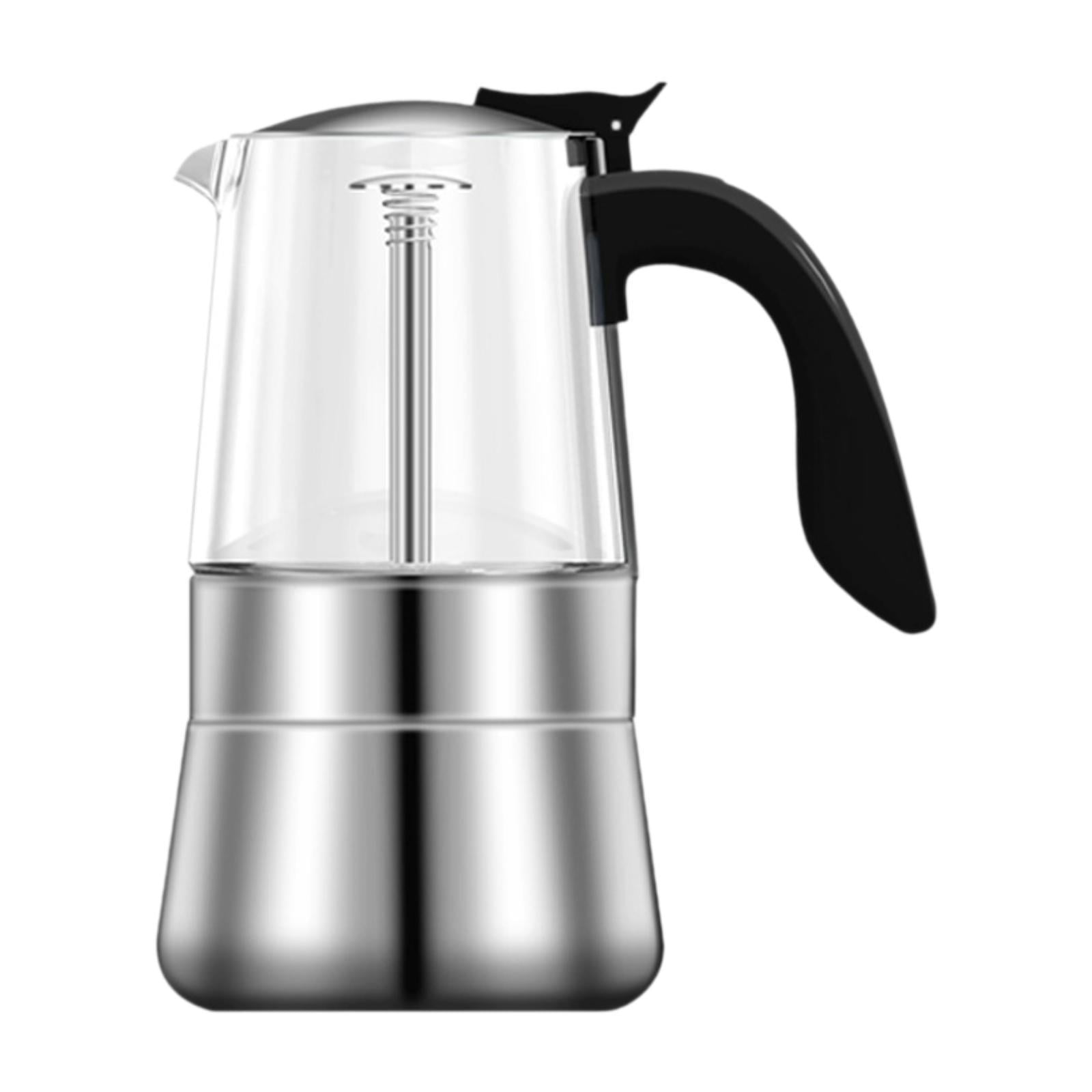 yotijay Stovetop Espresso Coffee Pot 300ml Espress Machine Percolator ...