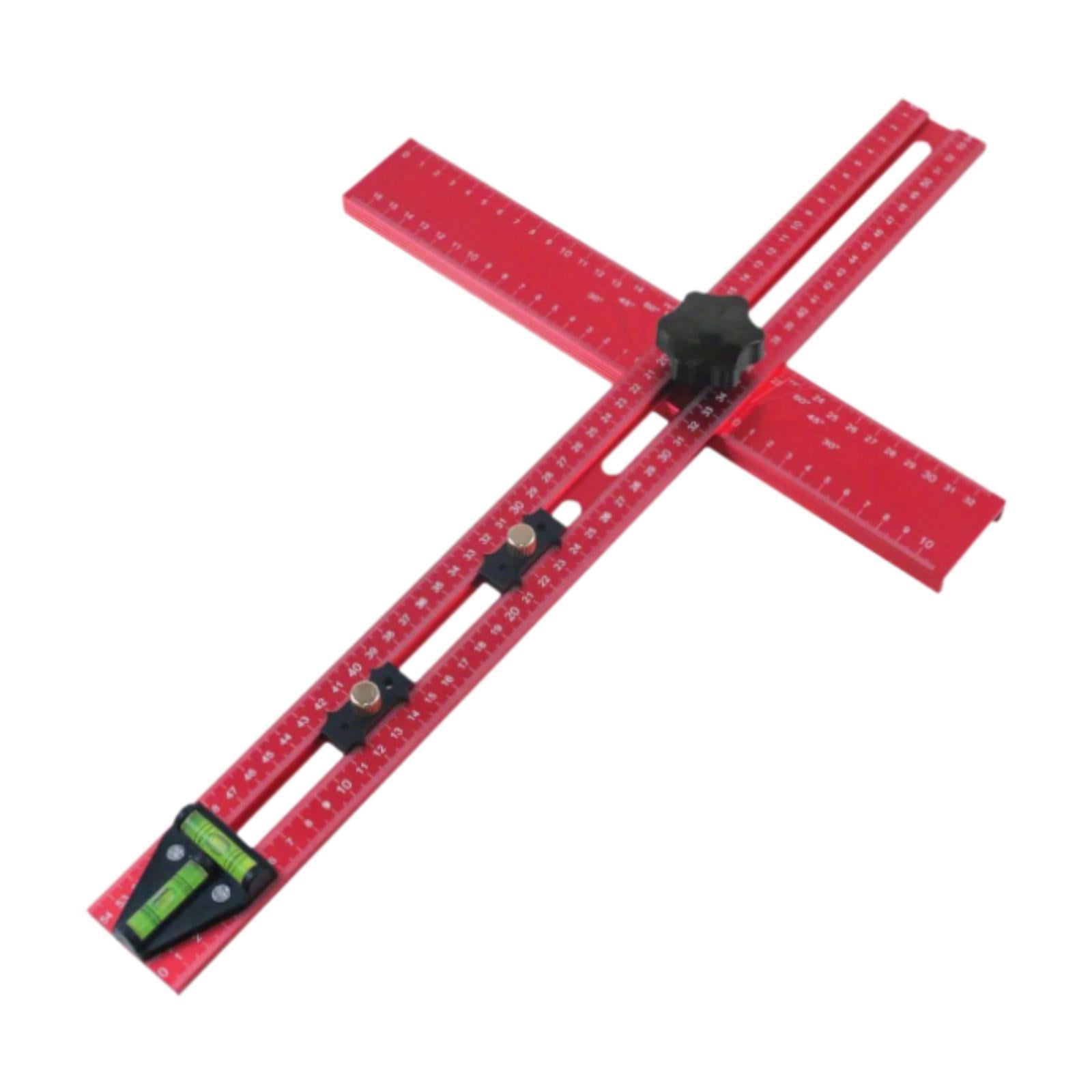 yotijay T Square Ruler High Accuracy Easy Use Multipurpose Sturdy Clear ...
