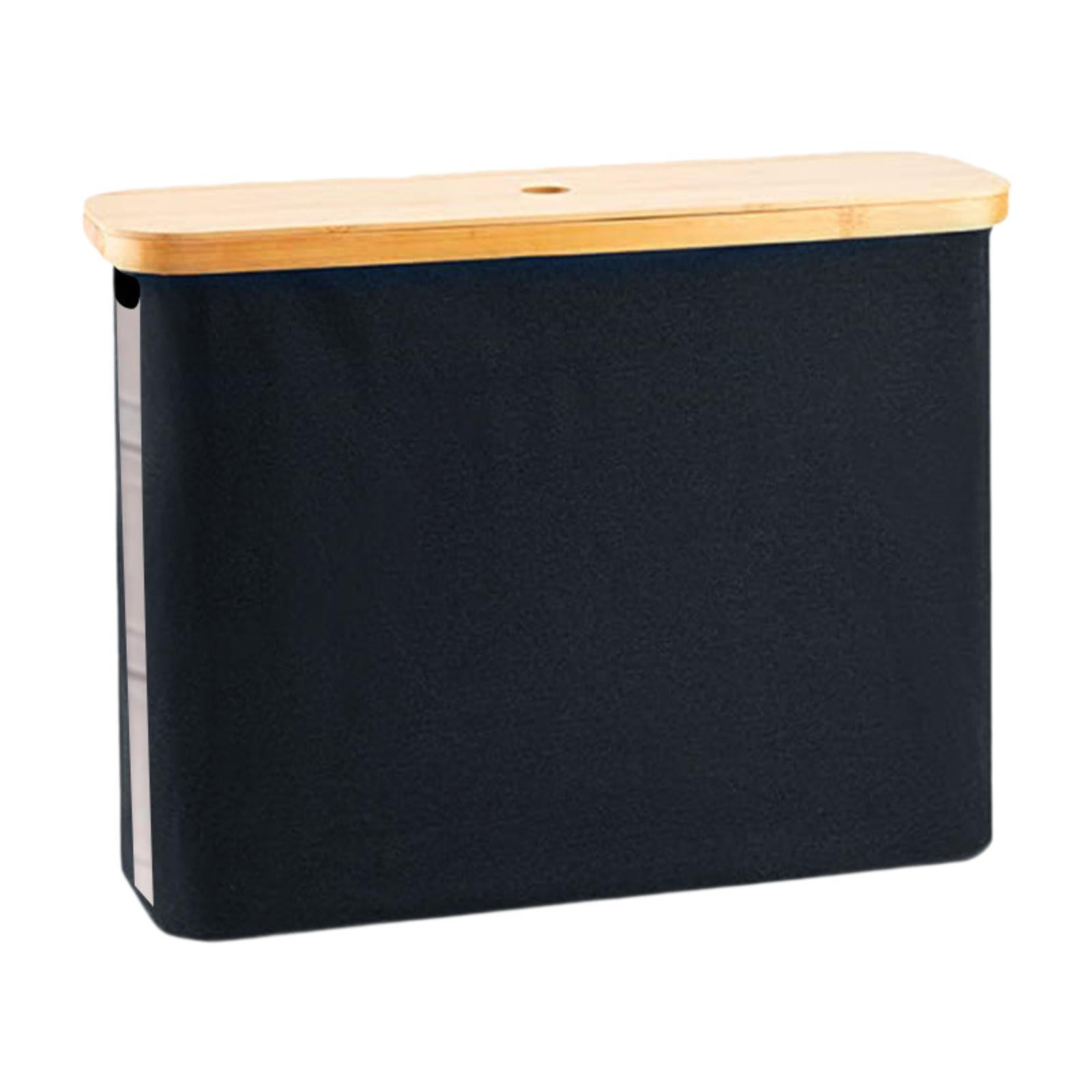 yotijay Toilet Paper Storage Basket Foldable Tissue Bin with Handle and ...
