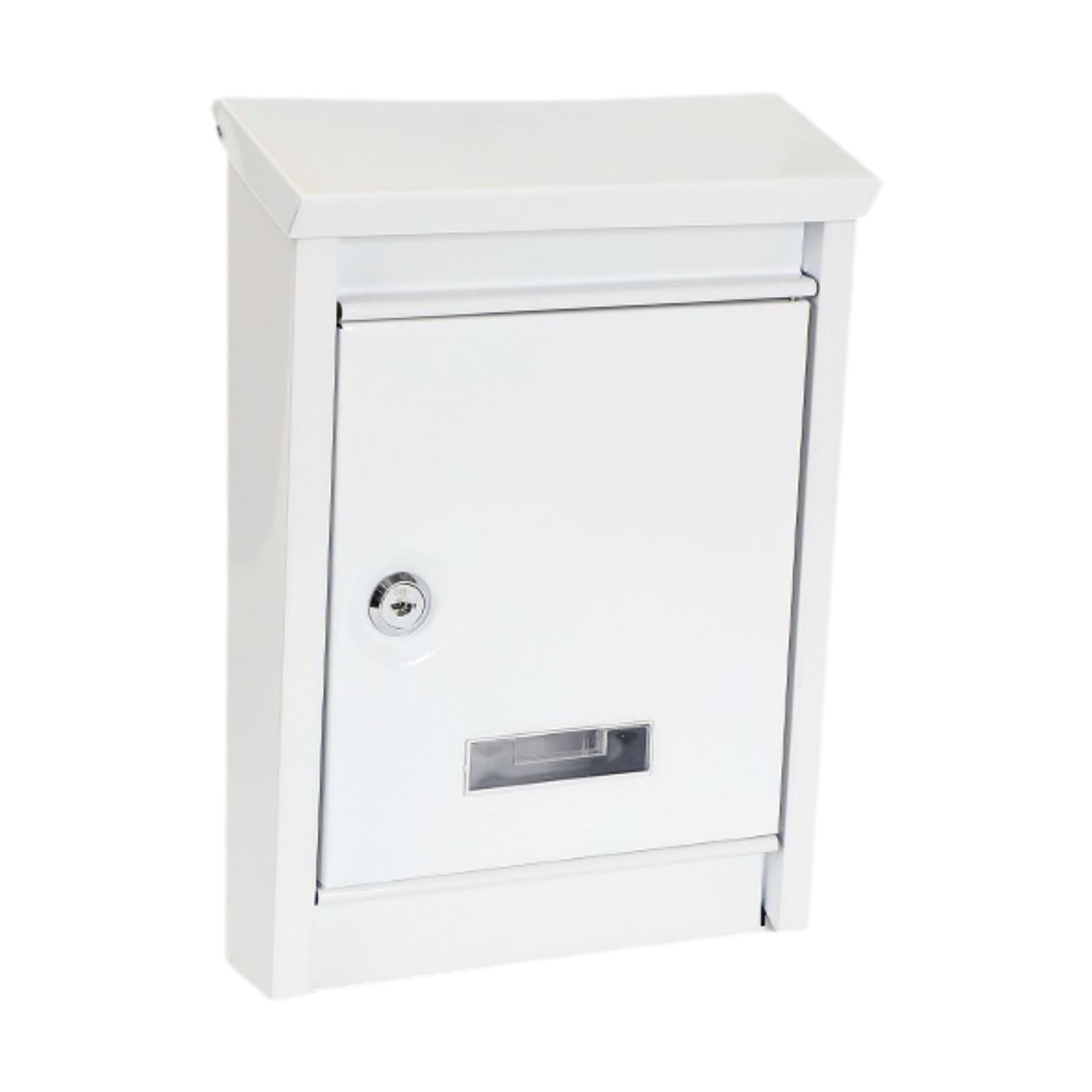 yotijay Wall Mount Mailbox Outdoor Postbox Lockable Large Capacity ...